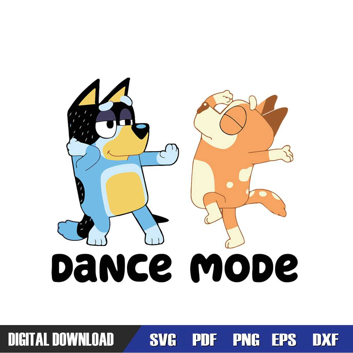 Dance Mode Parents Bluey Family SVG, Bluey Birthday SVG, Bir | Inspire ...