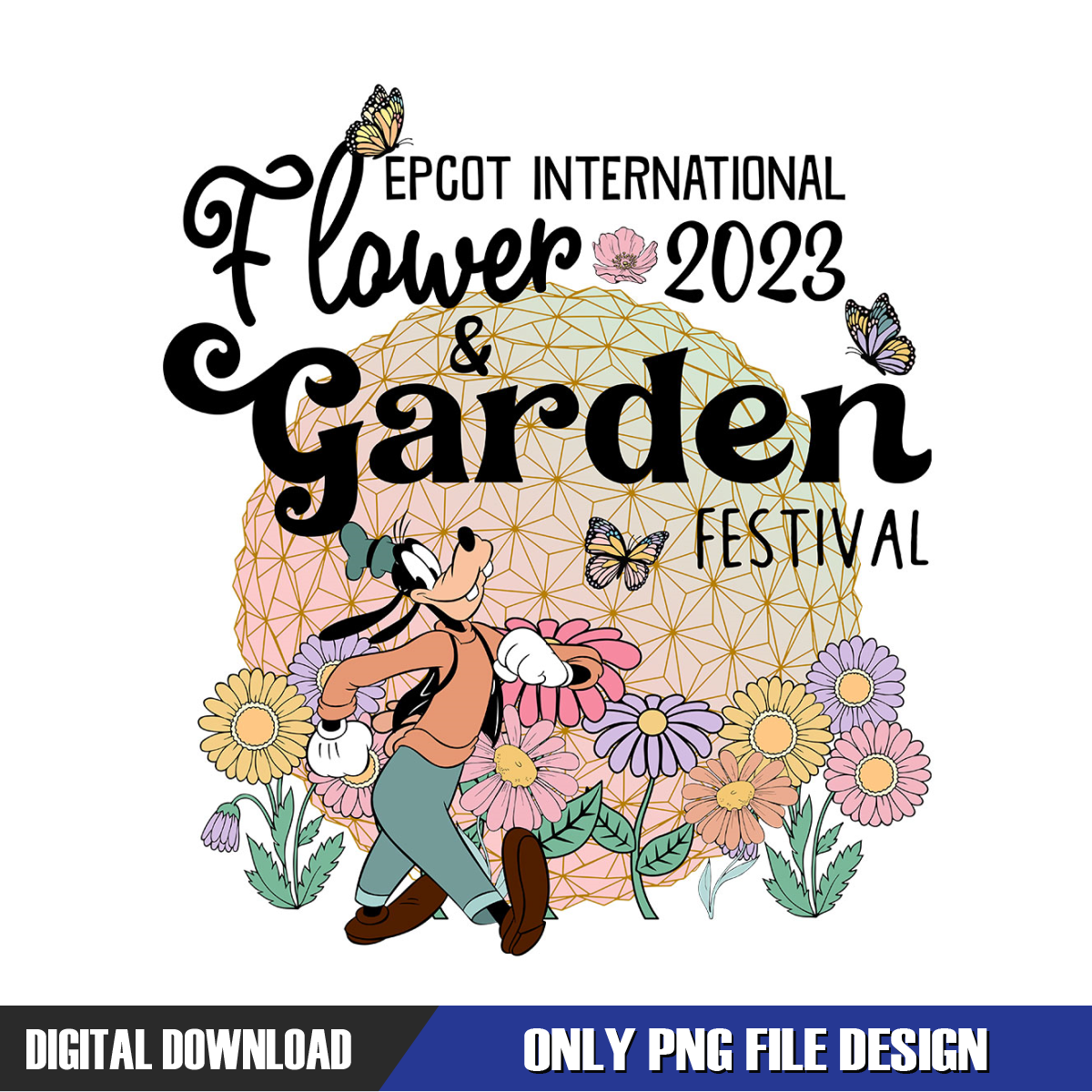 Epcot International Goofy Flower and Garden Festival PNG, Di | Inspire ...