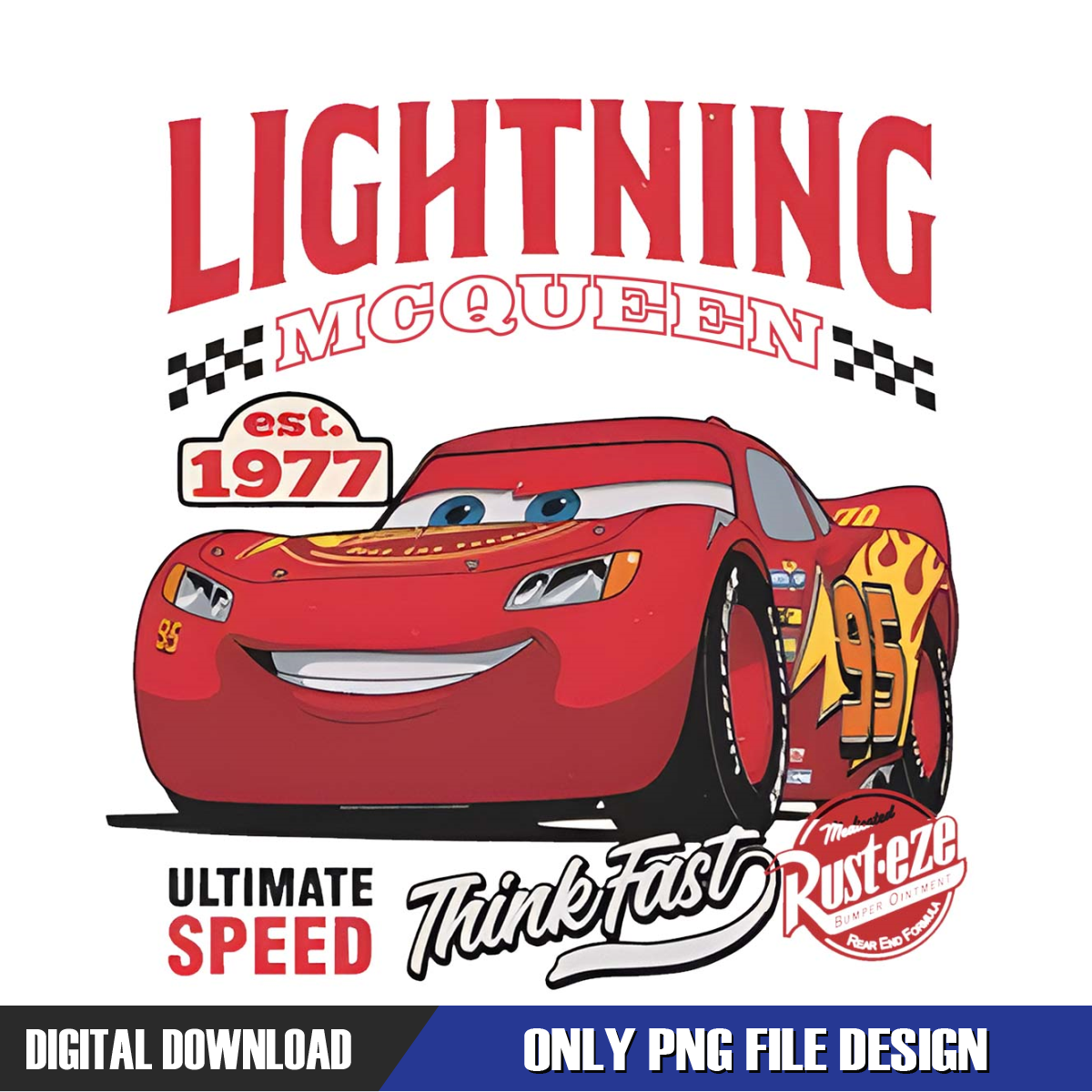 Ultimate Speed Lightning McQueen Cars PNG, Disney PNG ,Disne | Inspire ...