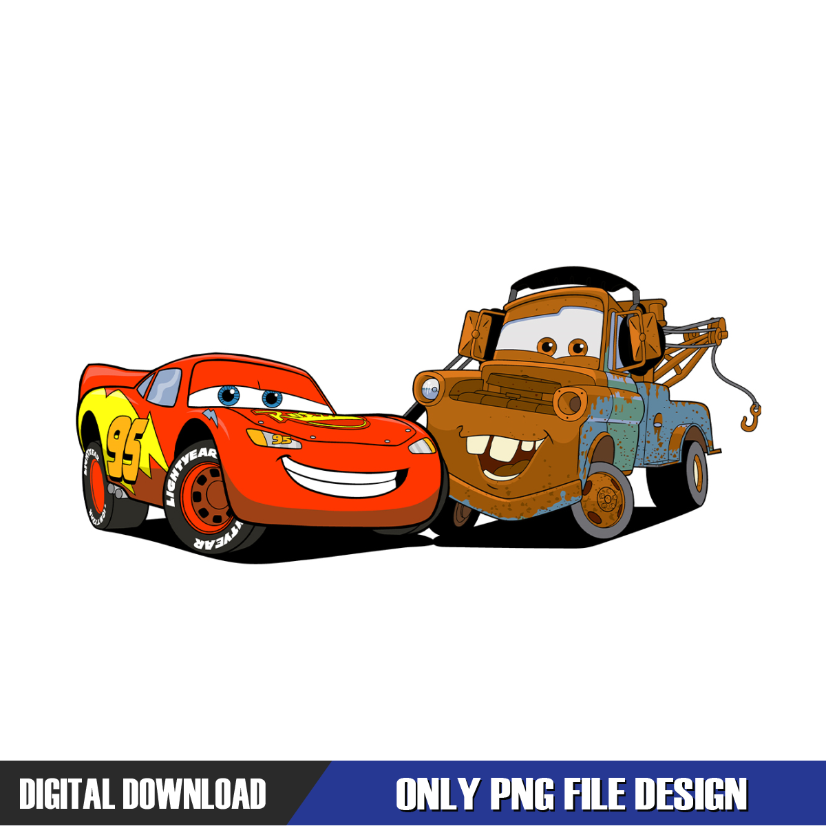 Disney Cars Lightning McQueen and Mater PNG, Disney PNG ,Dis | Inspire ...