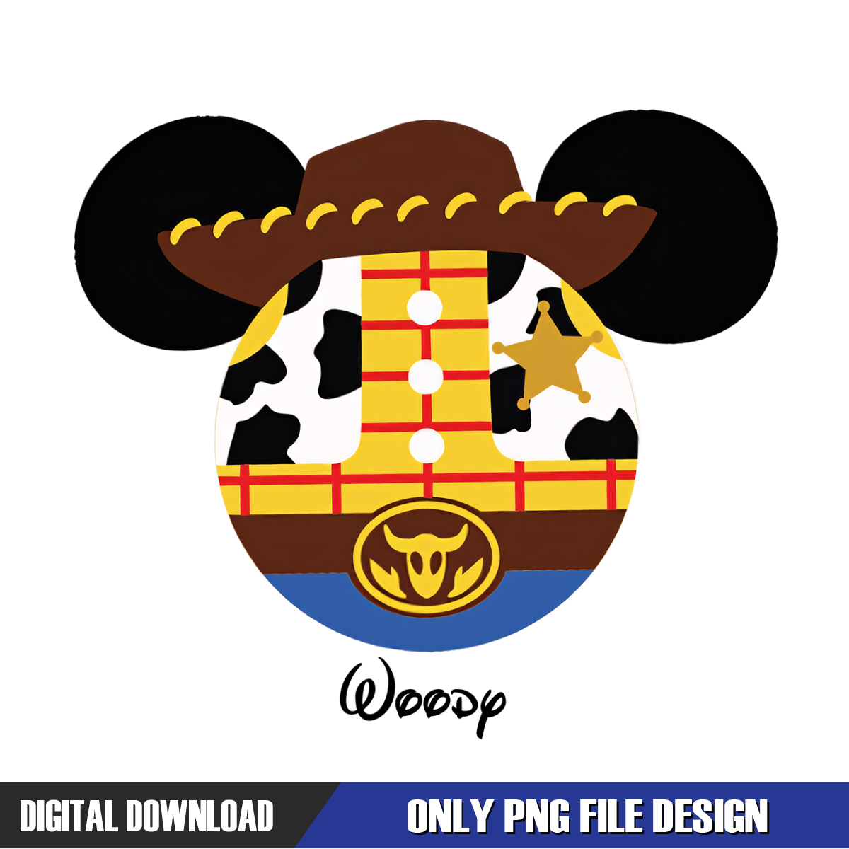 Mickey Head Woody Toy Story PNG, Disney PNG ,Disney Mickey P | Inspire ...