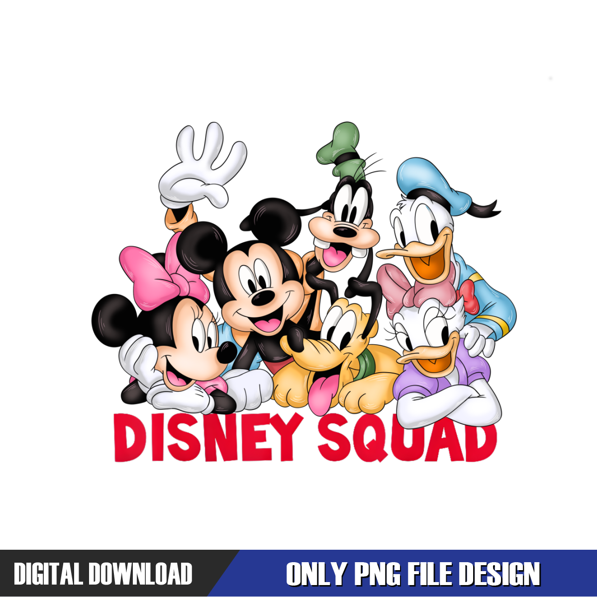 Mickey Mouse Friends Disney Squad PNG, Disney PNG ,Disney Mi | Inspire ...