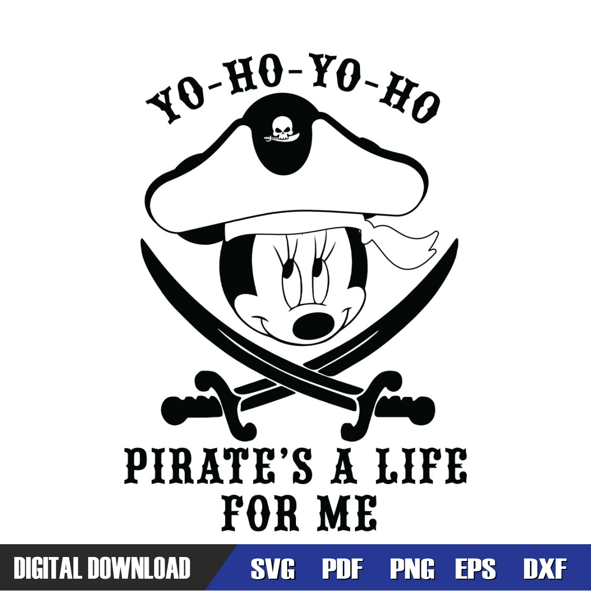 Mickey Mouse Pirates A Life For Me SVG, Disney SVG ,Disney M | Inspire ...