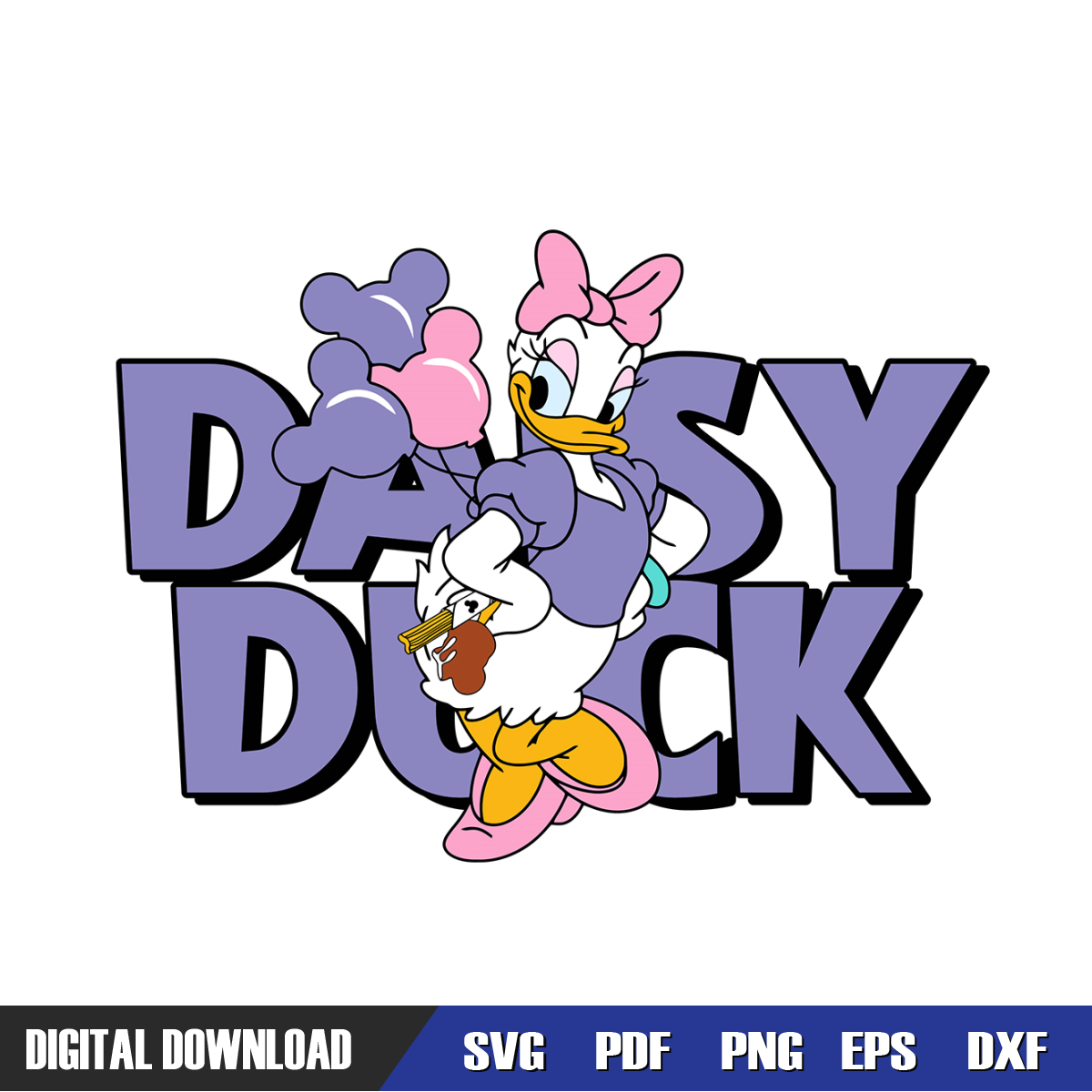 Disney Daisy Duck Clipart Svg, Disney Svg ,Disney Mickey SVG - Inspire ...
