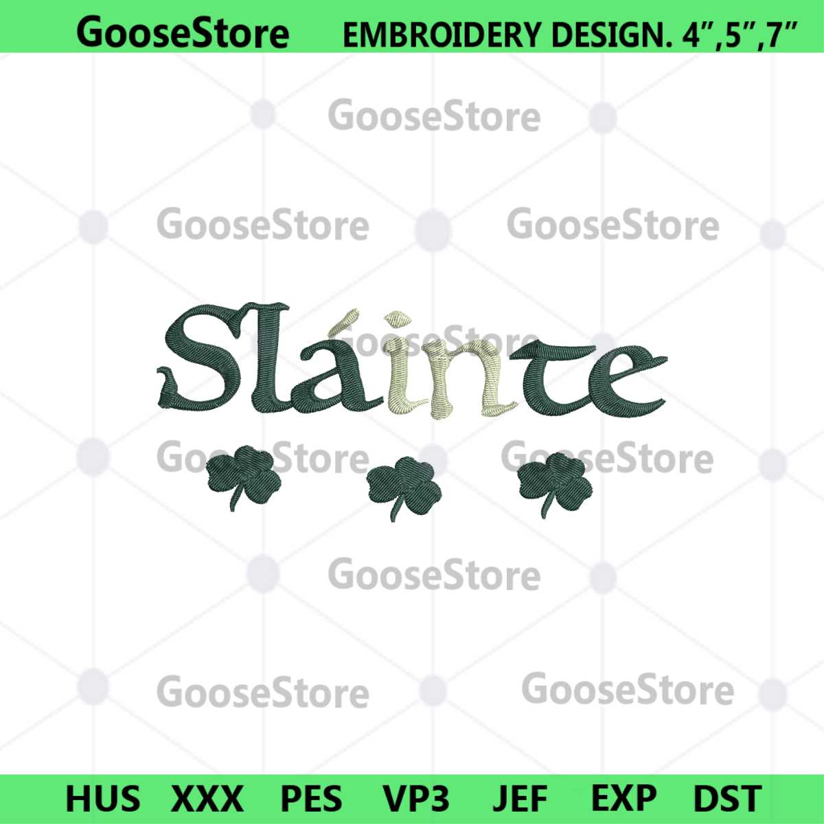 Slainte Machine Embroidery Download Files, Slainte Wordmark - Inspire ...