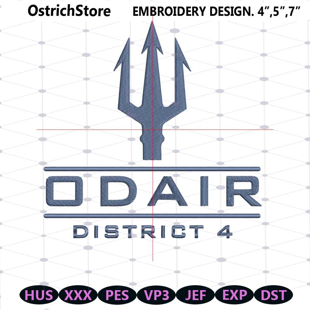 Finnick Odair Hunger Games Inspired Machine Embroidery Des, | Inspire ...