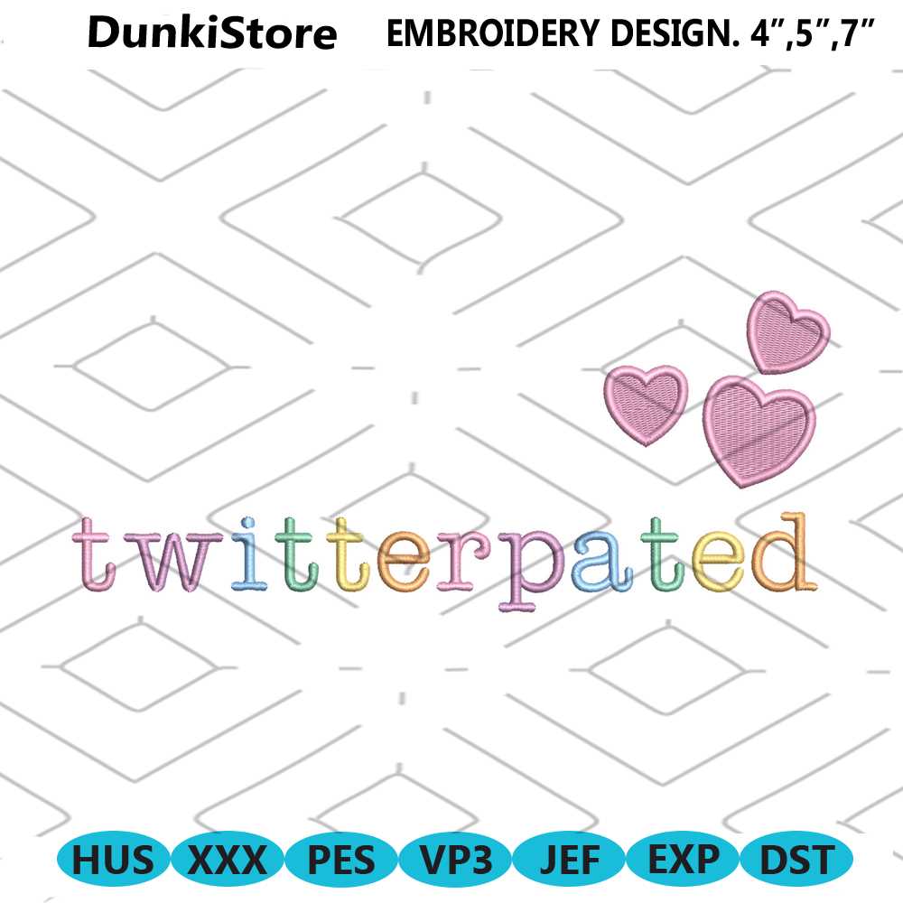 Bambi Inspired Machine Embroidery Design Twitterpated | Inspire Uplift