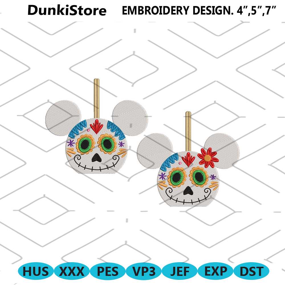 BUNDLE Coco inspired Machine Embroidery Design 7 sizes Candy | Inspire ...