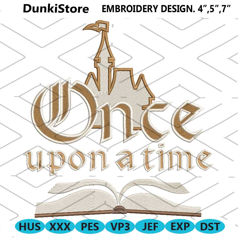 Once Upon a Time Princess Castle Machine Embroidery Design - Inspire Uplift