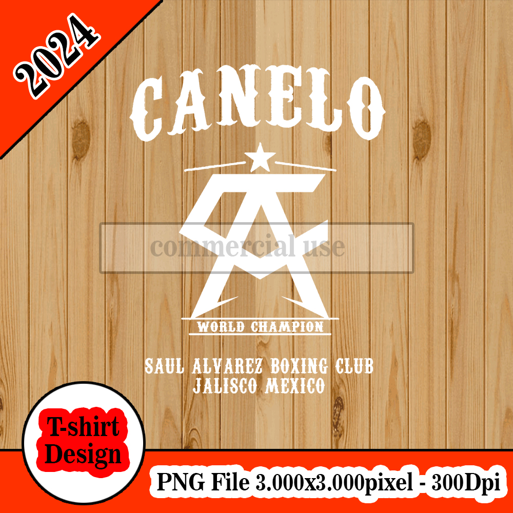Canelo Alvarez tshirt design PNG higt quality 300dpi digital | Inspire ...