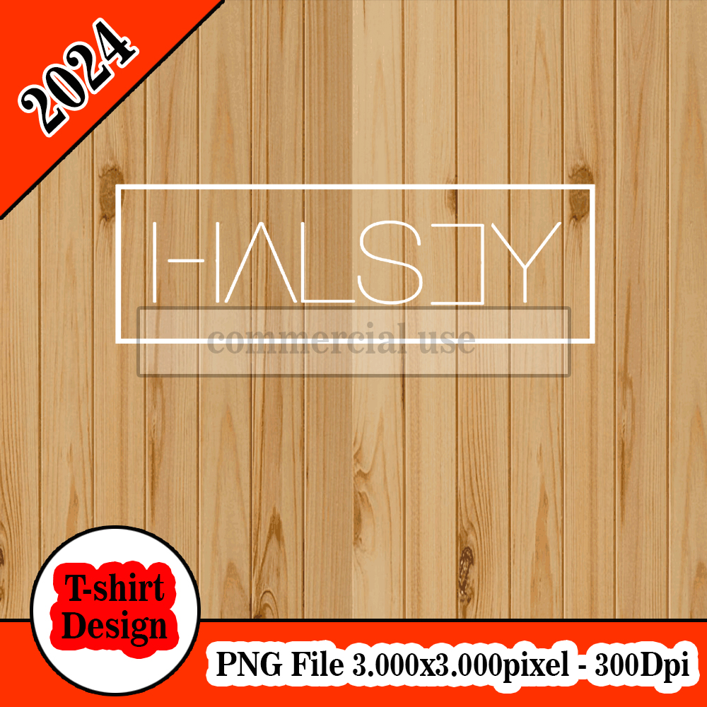 HALSEY logo tshirt design PNG higt quality 300dpi digital fi | Inspire ...