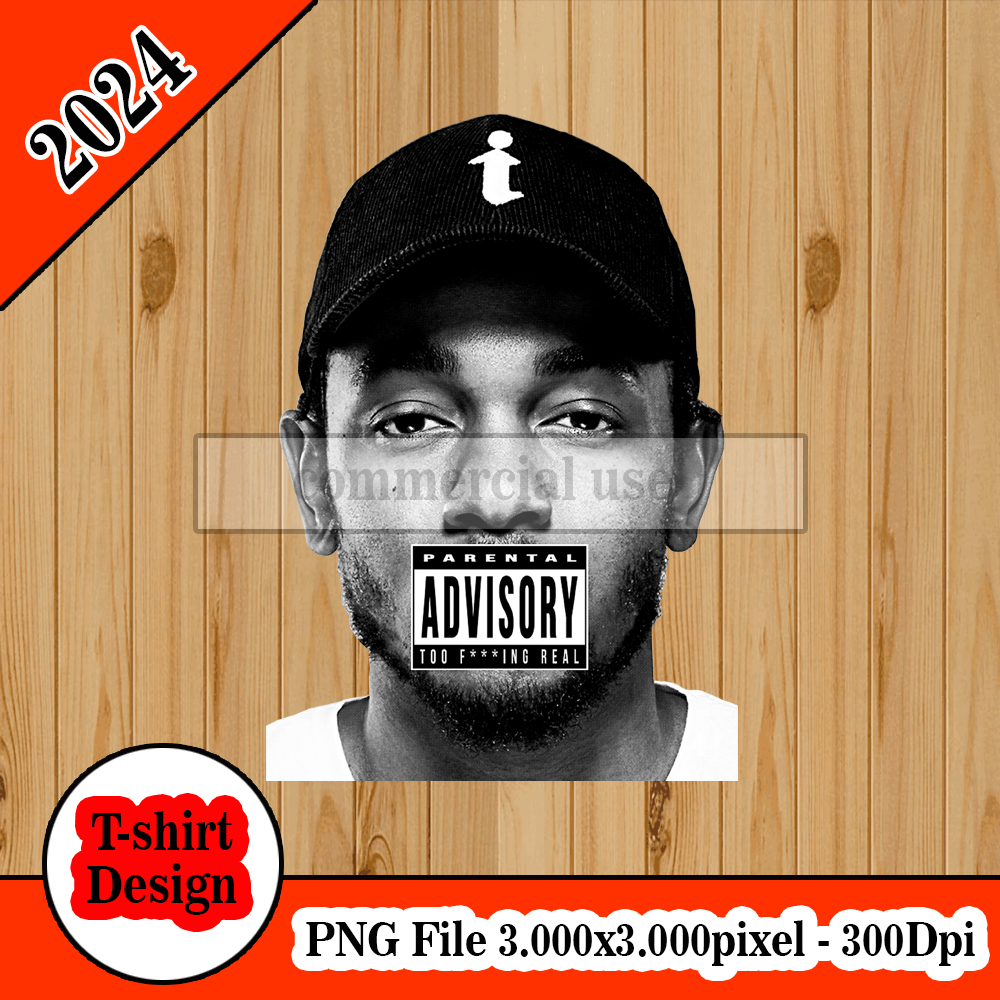 Kendrick Lamar - Too Real tshirt design PNG higt quality 300 | Inspire ...
