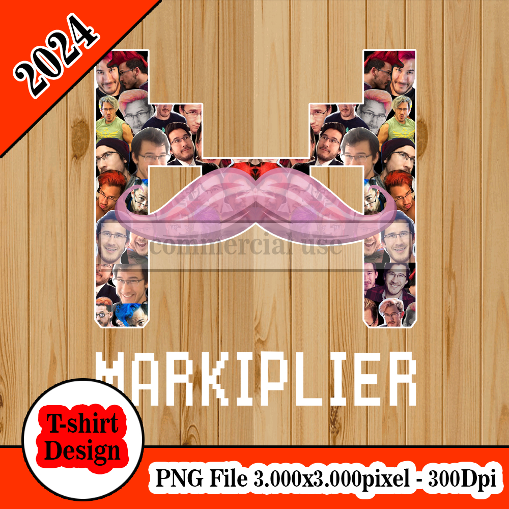 markiplier logo collage tshirt design PNG higt quality 300dp - Inspire ...
