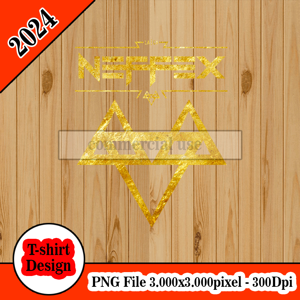 Neffex logo gold tshirt design PNG higt quality 300dpi digit | Inspire ...