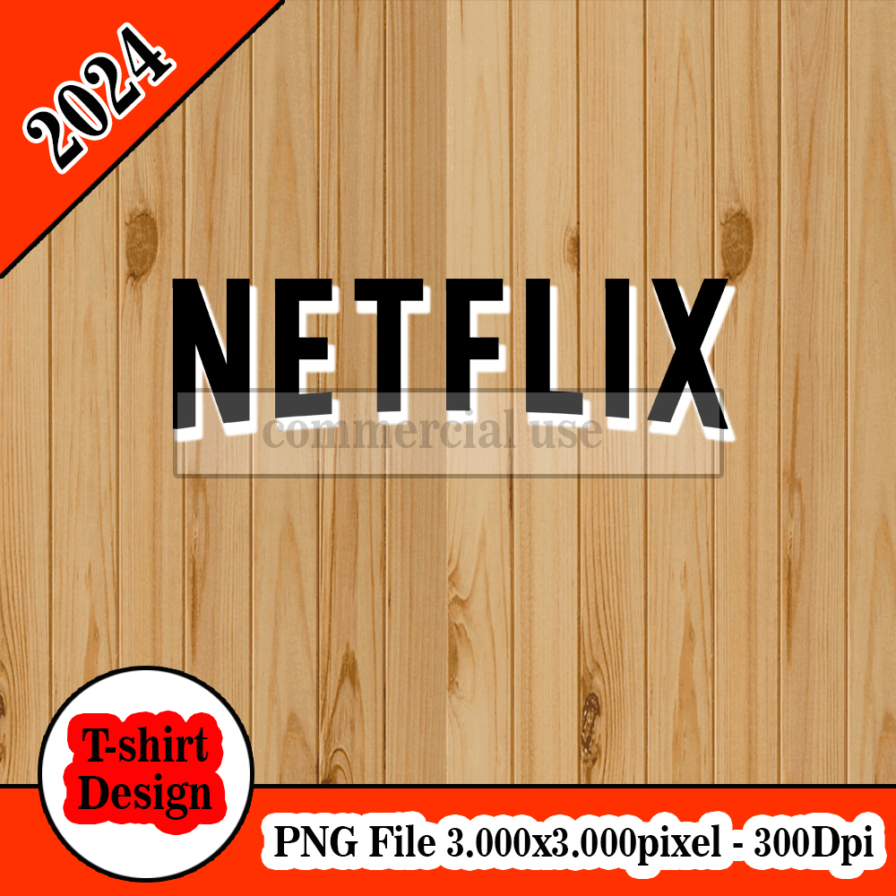 netflix logo tshirt design PNG higt quality 300dpi digital f - Inspire ...