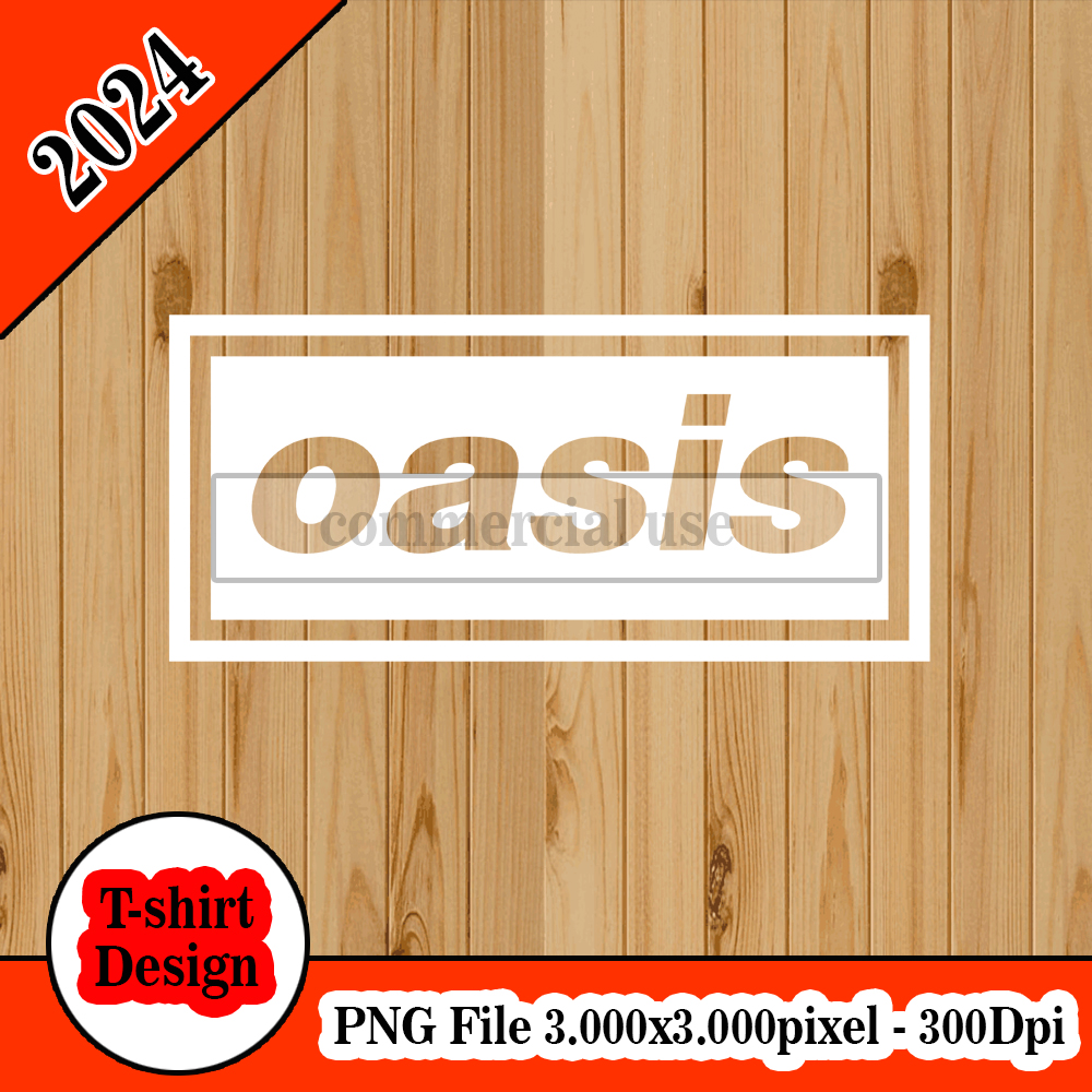 oasis band logo tshirt design PNG higt quality 300dpi digita | Inspire ...