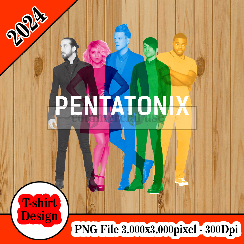 Pentatonix Album Cover tshirt design PNG higt quality 300dpi | Inspire ...