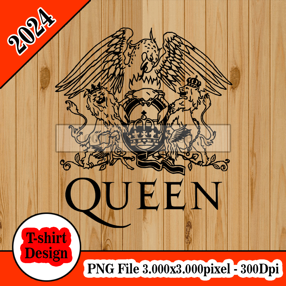 queen logo tshirt design PNG higt quality 300dpi digital fil - Inspire ...
