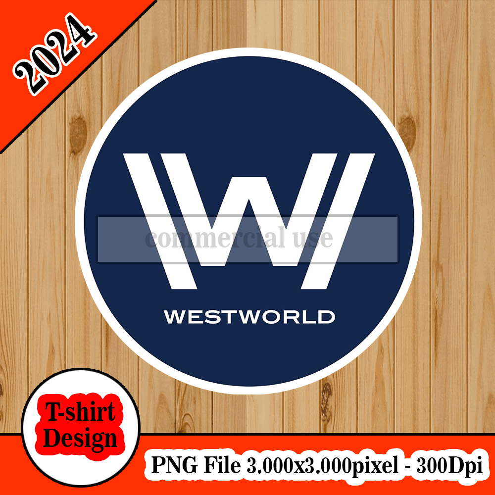 Westworld logo tshirt design PNG higt quality 300dpi digital | Inspire ...