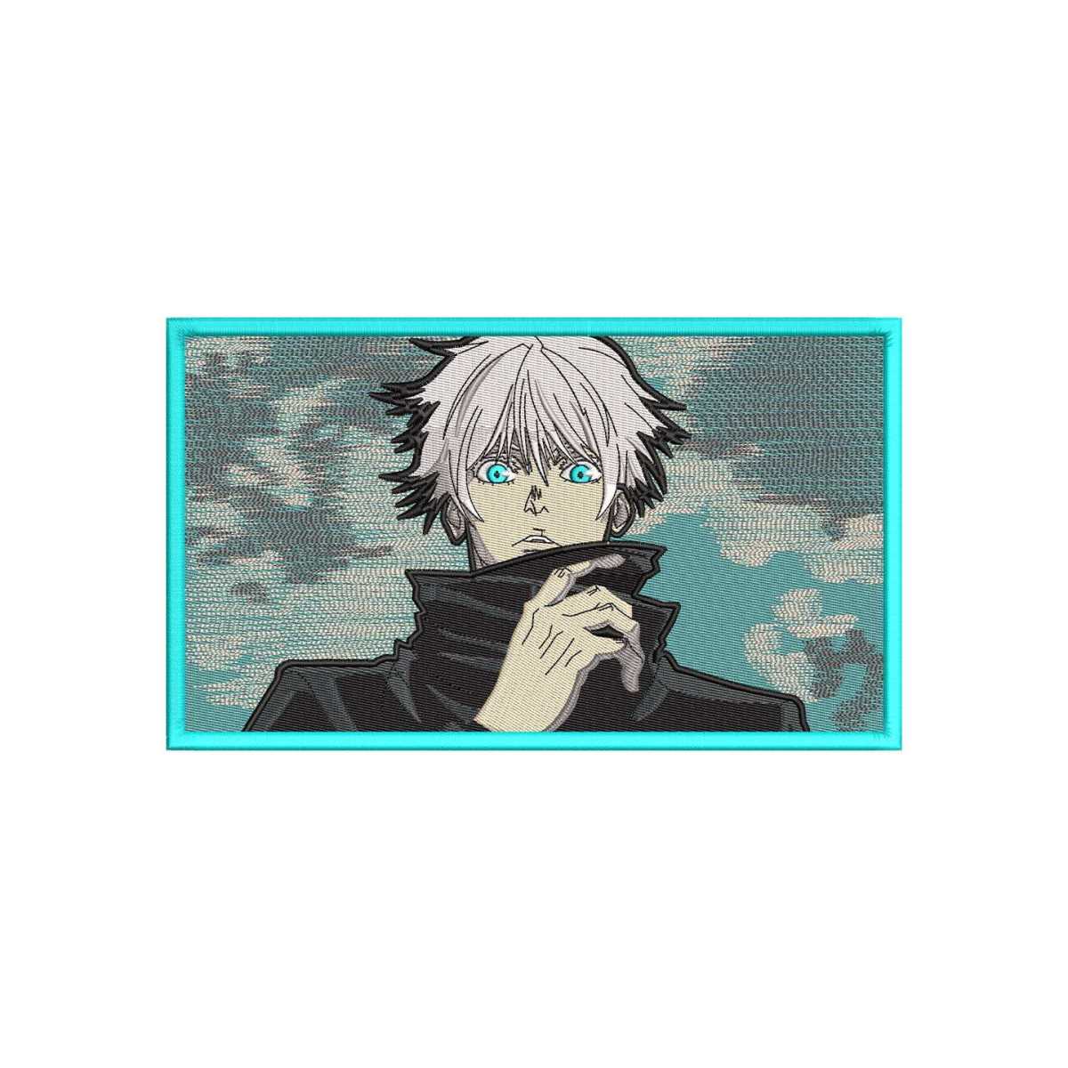 Satoru Gojo Anime Jujutsu Kaisen Embroidery File png | Inspire Uplift