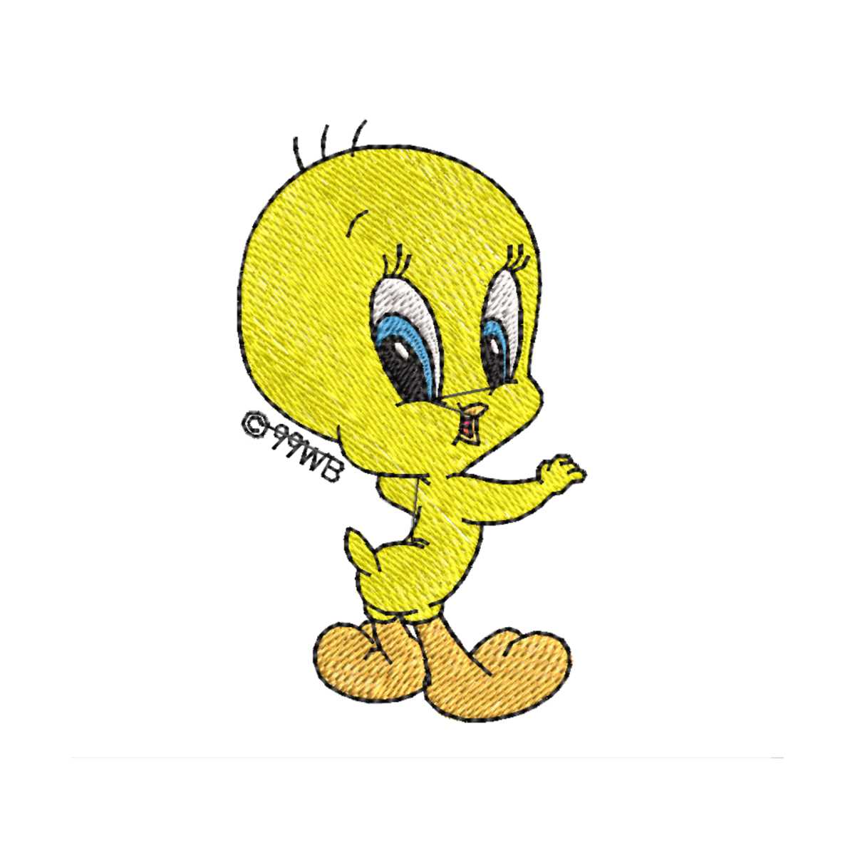 Looney Tunes Tweety Bird Embroidery Png | Inspire Uplift