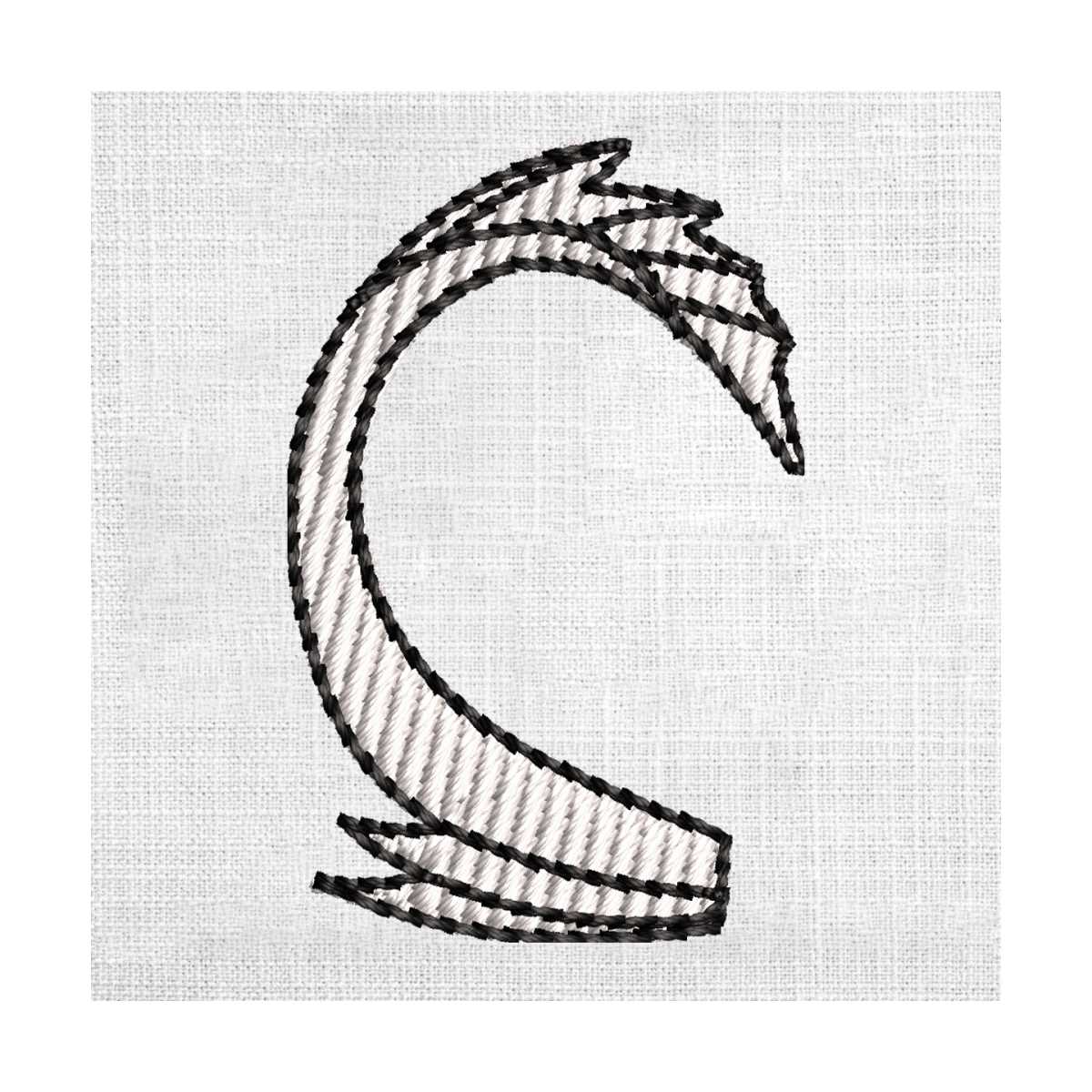 Disney The Light Fury Dragon Tail Embroidery | Inspire Uplift