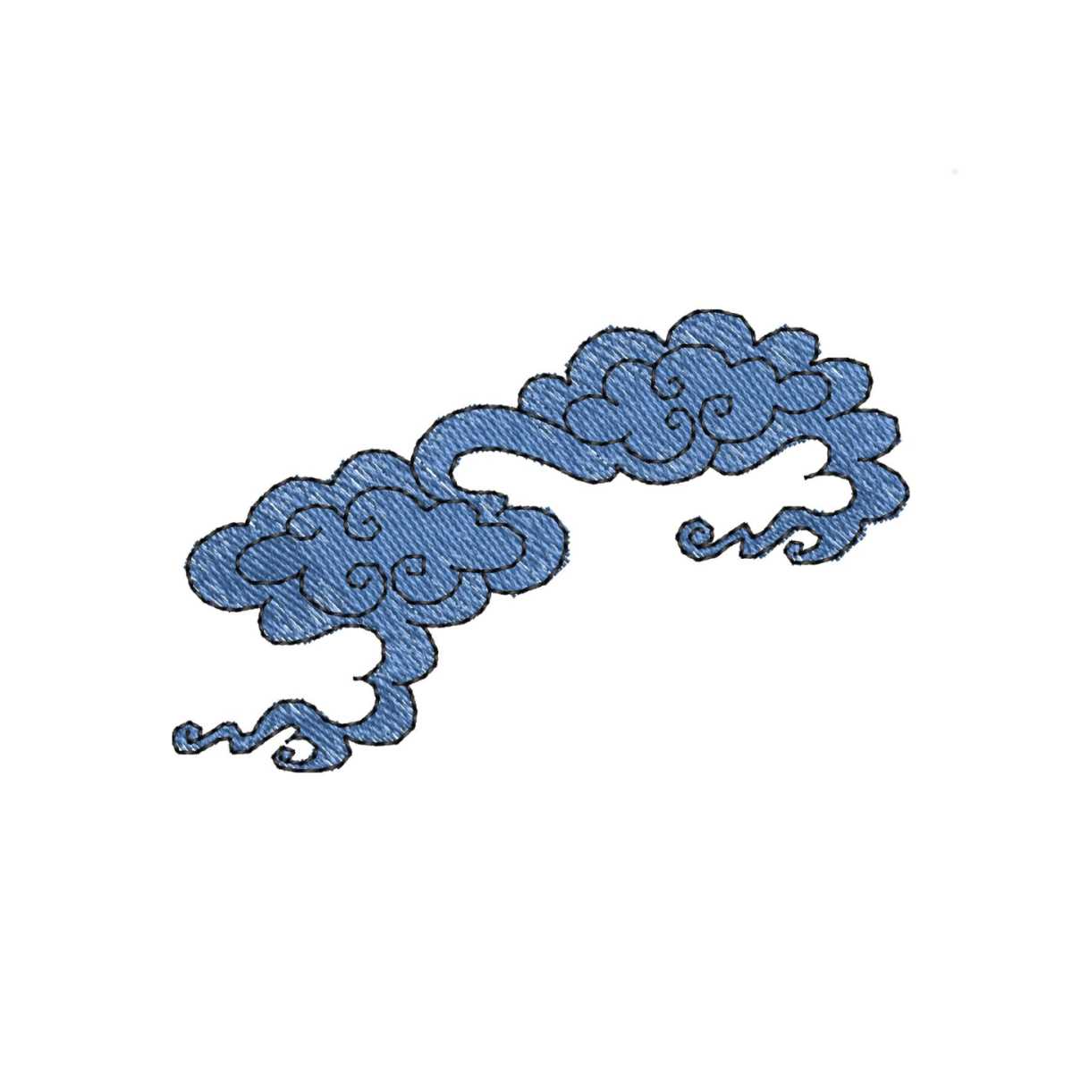 The Magic Lamp Genie Cloud Embroidery Png | Inspire Uplift