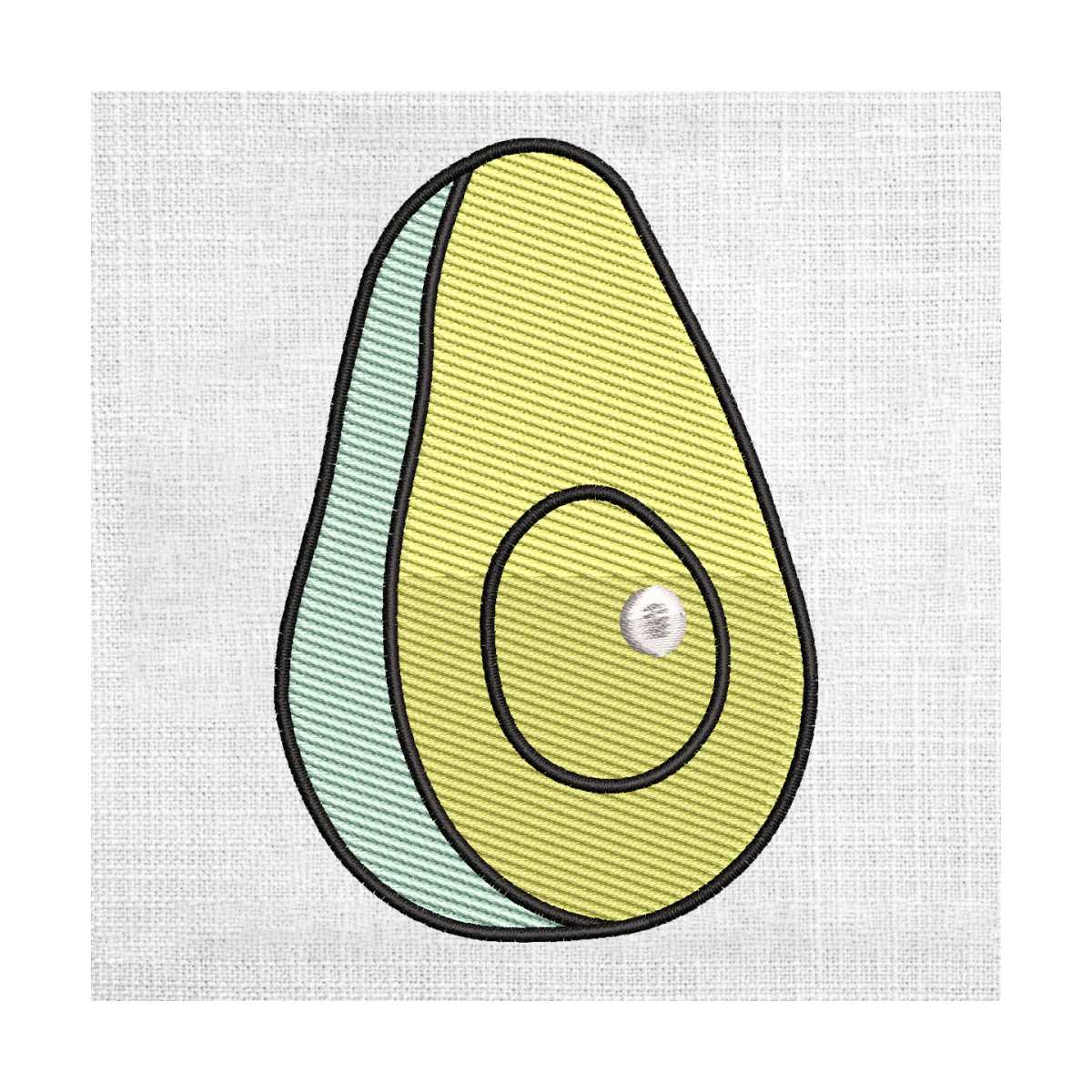 Avocado Patch Fruit Design Embroidery | Inspire Uplift