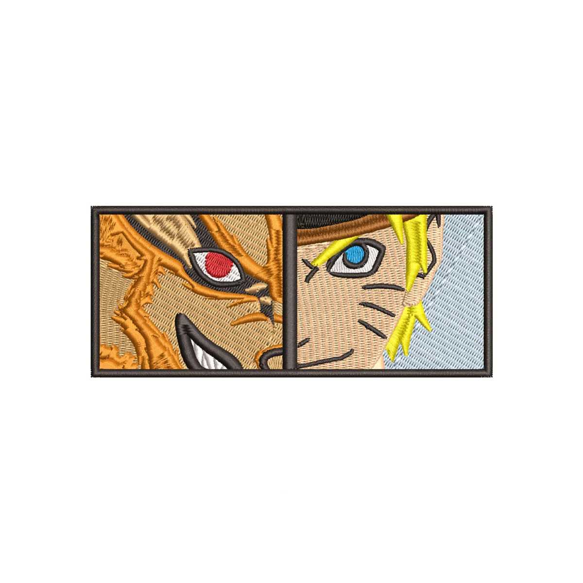 Naruto and fox embroidery design png | Inspire Uplift