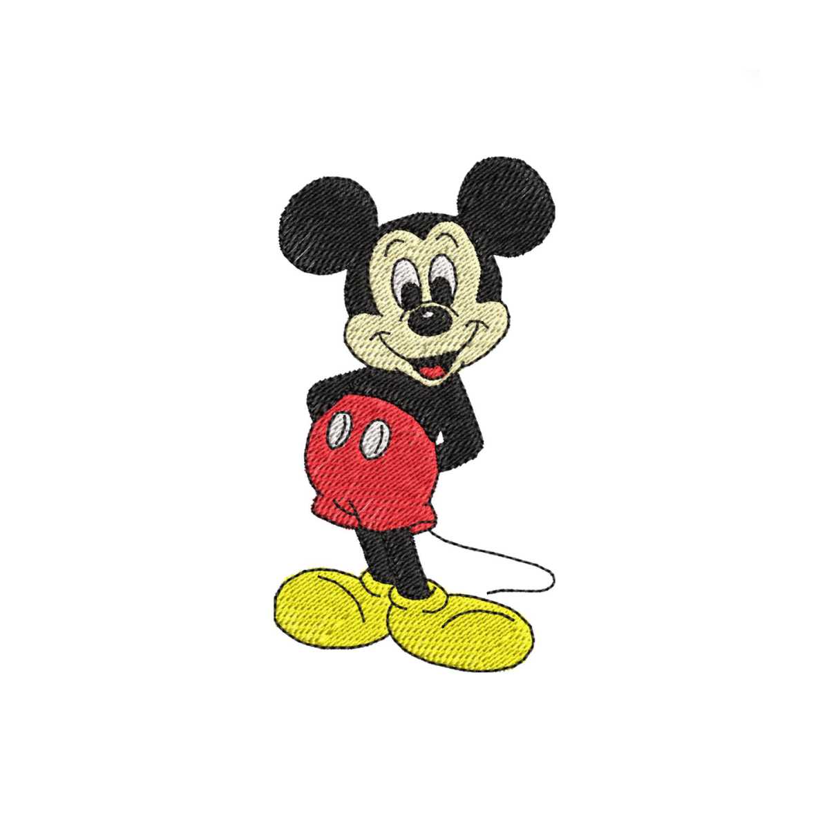 Classic Disney Mickey Mouse Embroidery Design | Inspire Uplift