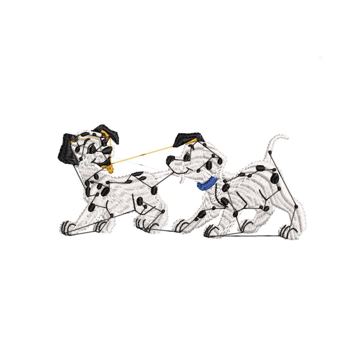 Dalmatian Puppies Patch and Lucky Embroidery ,png | Inspire Uplift