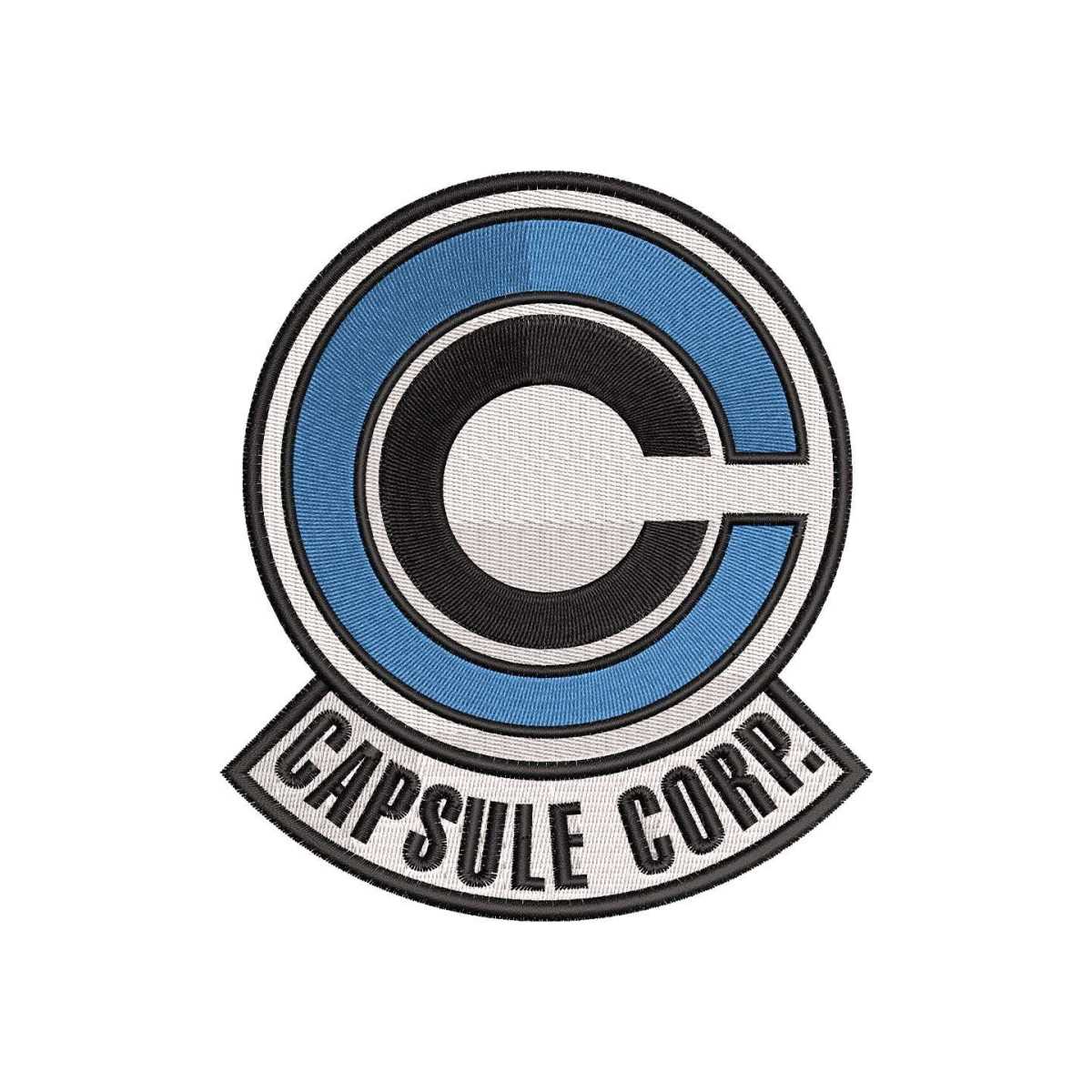 Capsule Corp Logo Anime Embroidery File png - Inspire Uplift