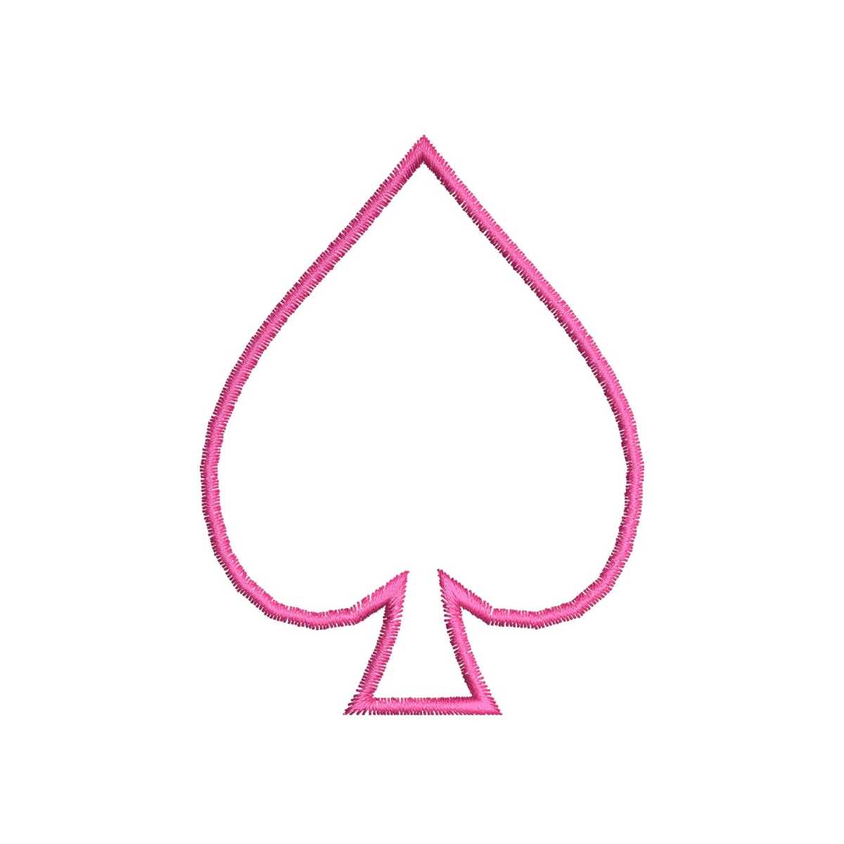 Spade Vector Embroidery Design Png | Inspire Uplift