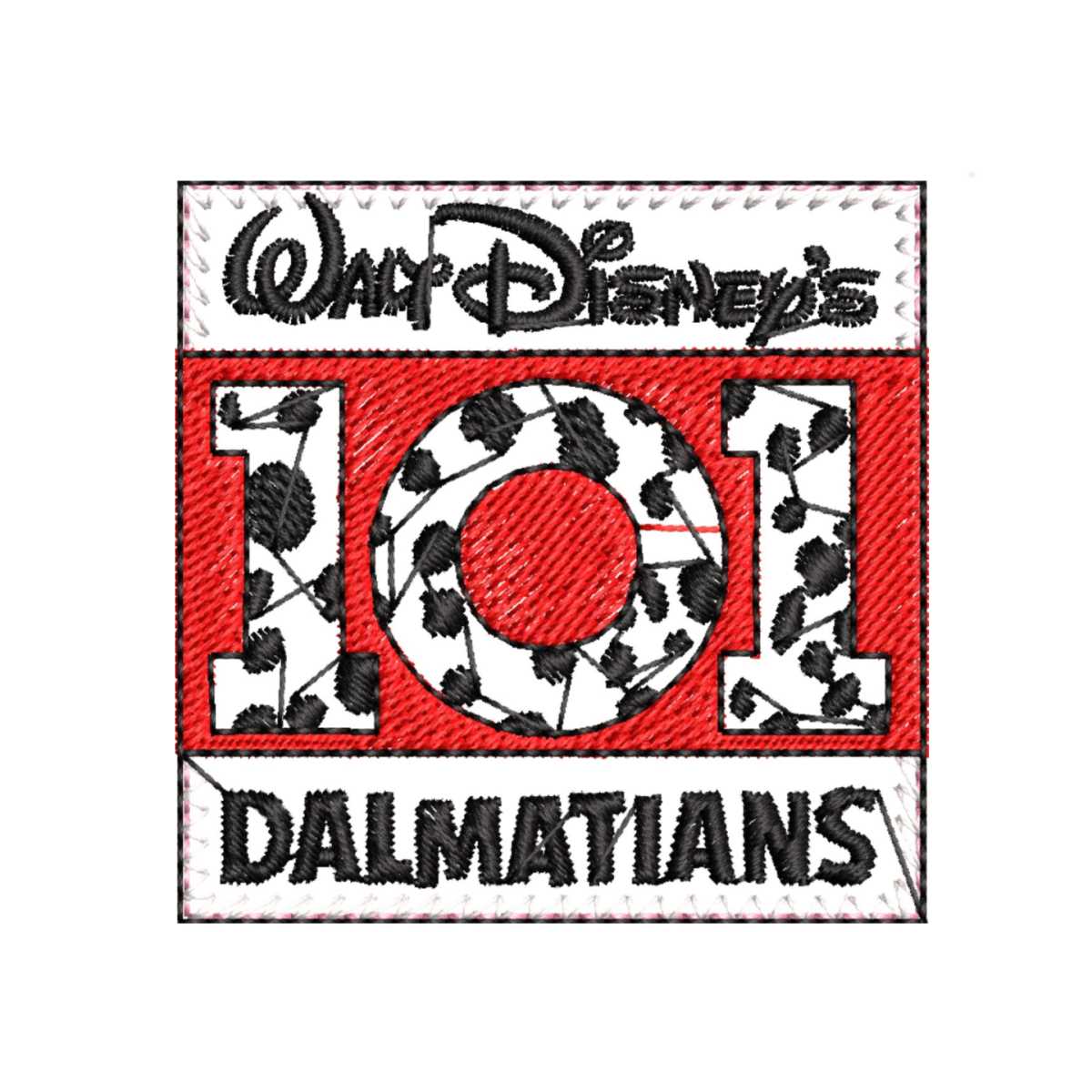Walt Disney 101 Dalmatians Logo Embroidery ,png | Inspire Uplift