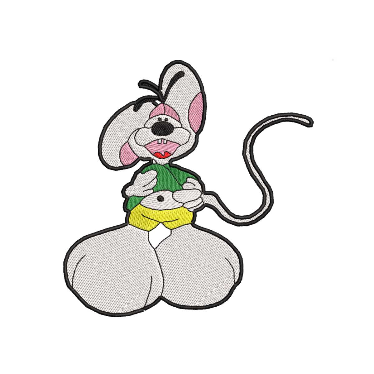Big Belly Diddl Mouse Embroidery | Inspire Uplift