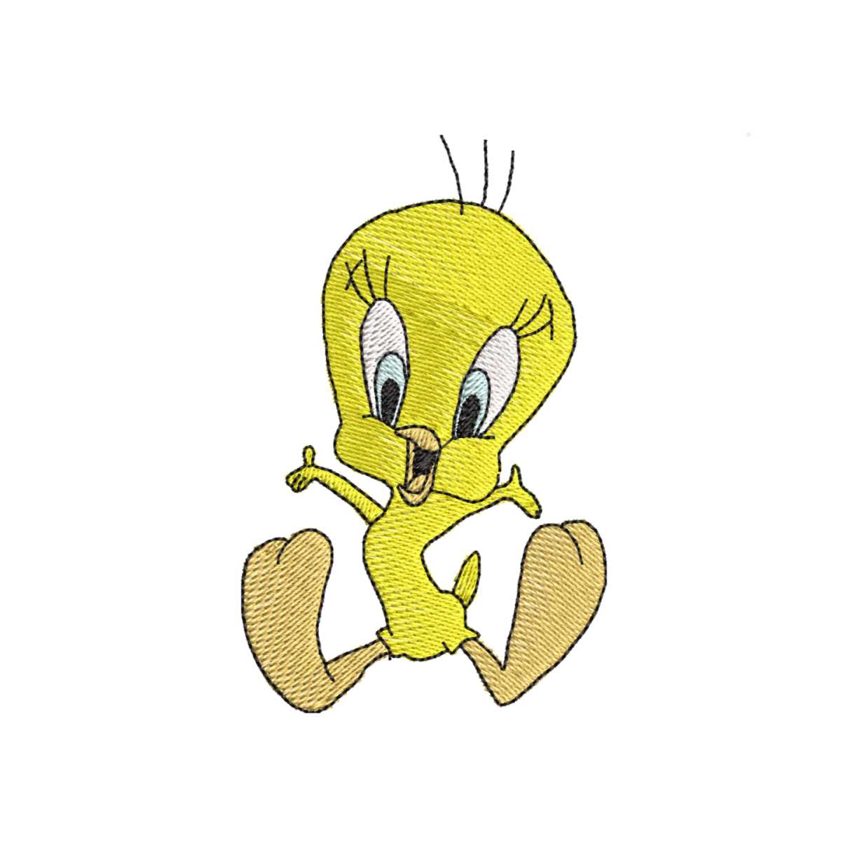 Happy Bird Tweety Embroidery | Inspire Uplift