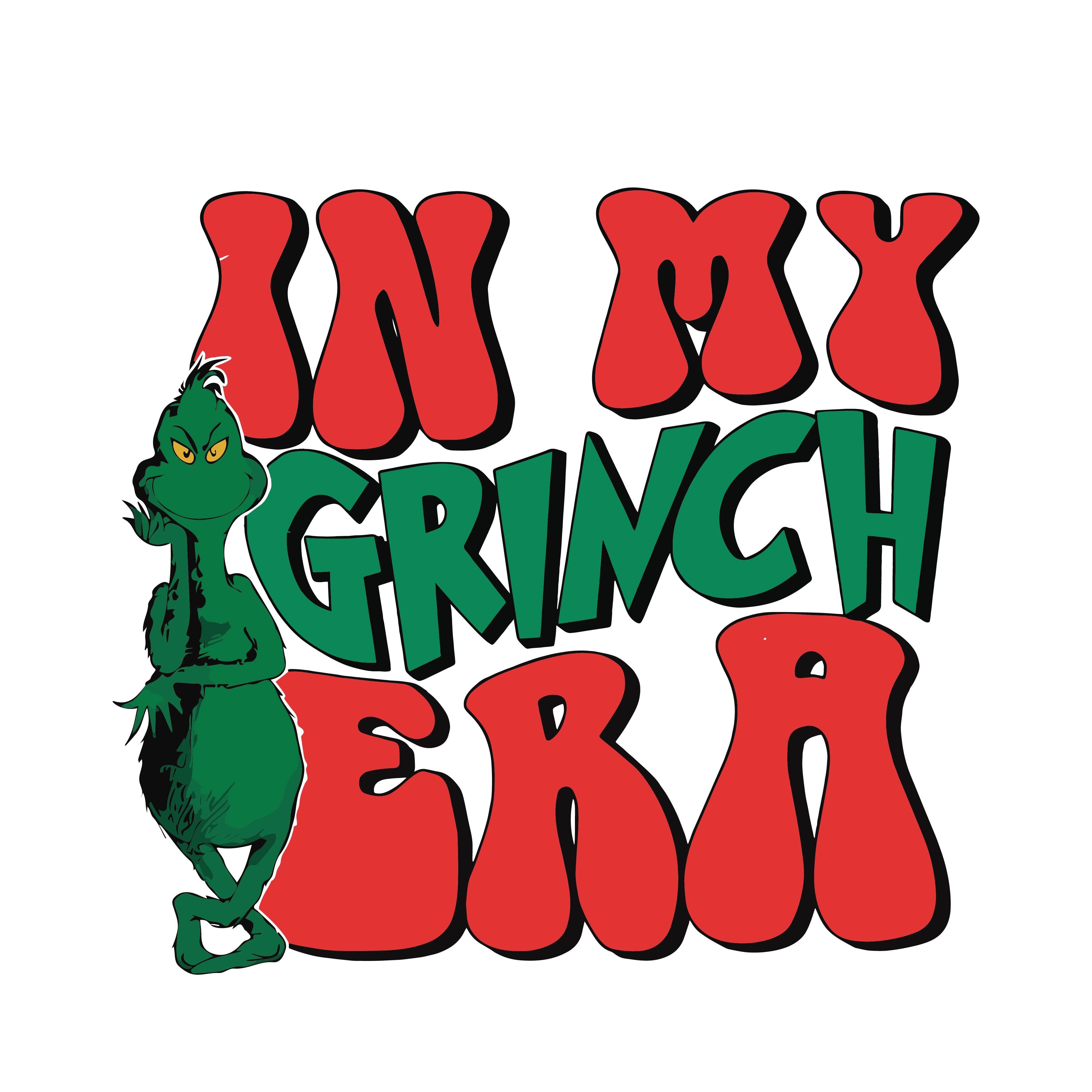 In My Grinch Era SVG Christmas Vintage File Design - Inspire Uplift
