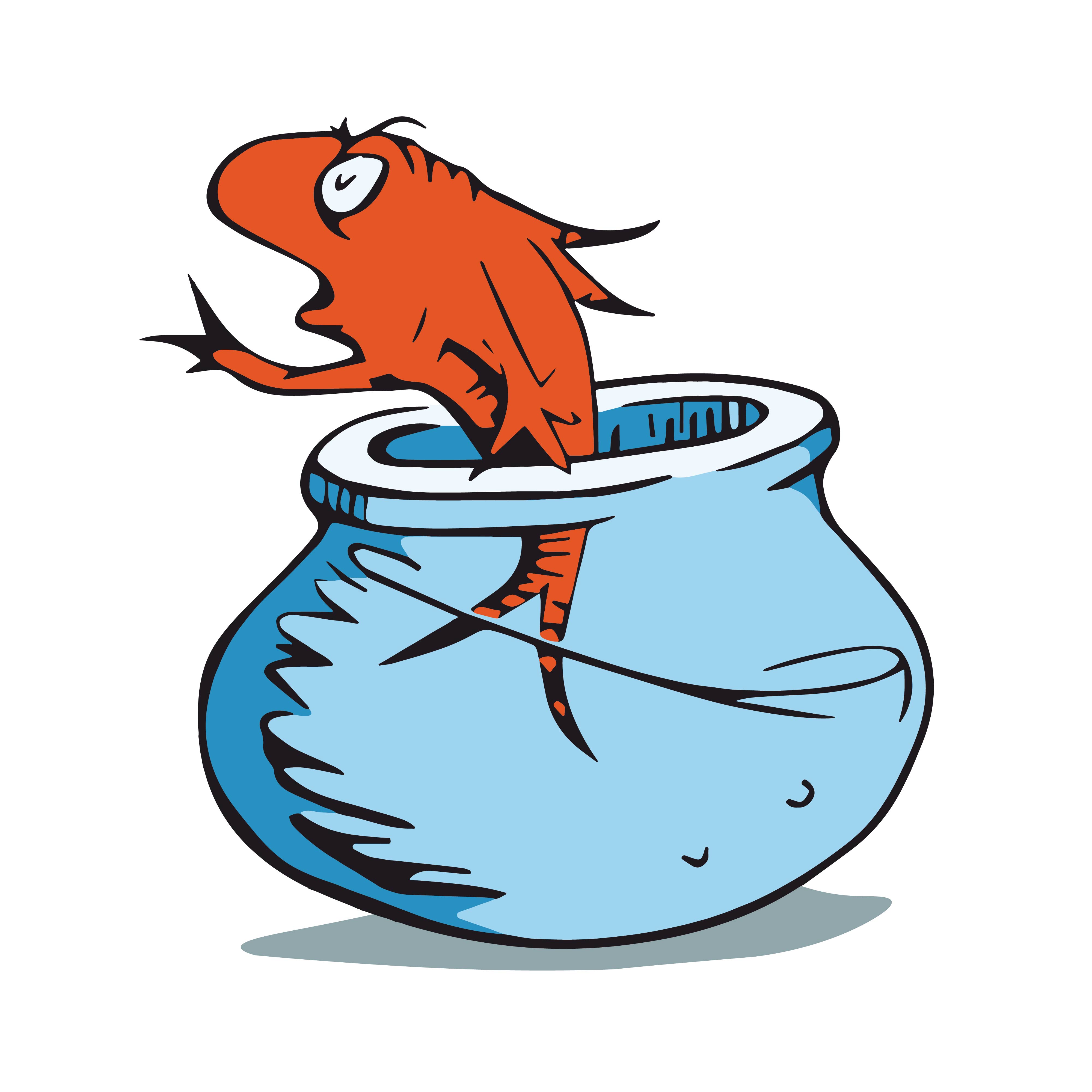 Dr Seuss Fish Bowl SVG, Dr Seuss Day SVG, Aquarium Fish SVG, | Inspire ...