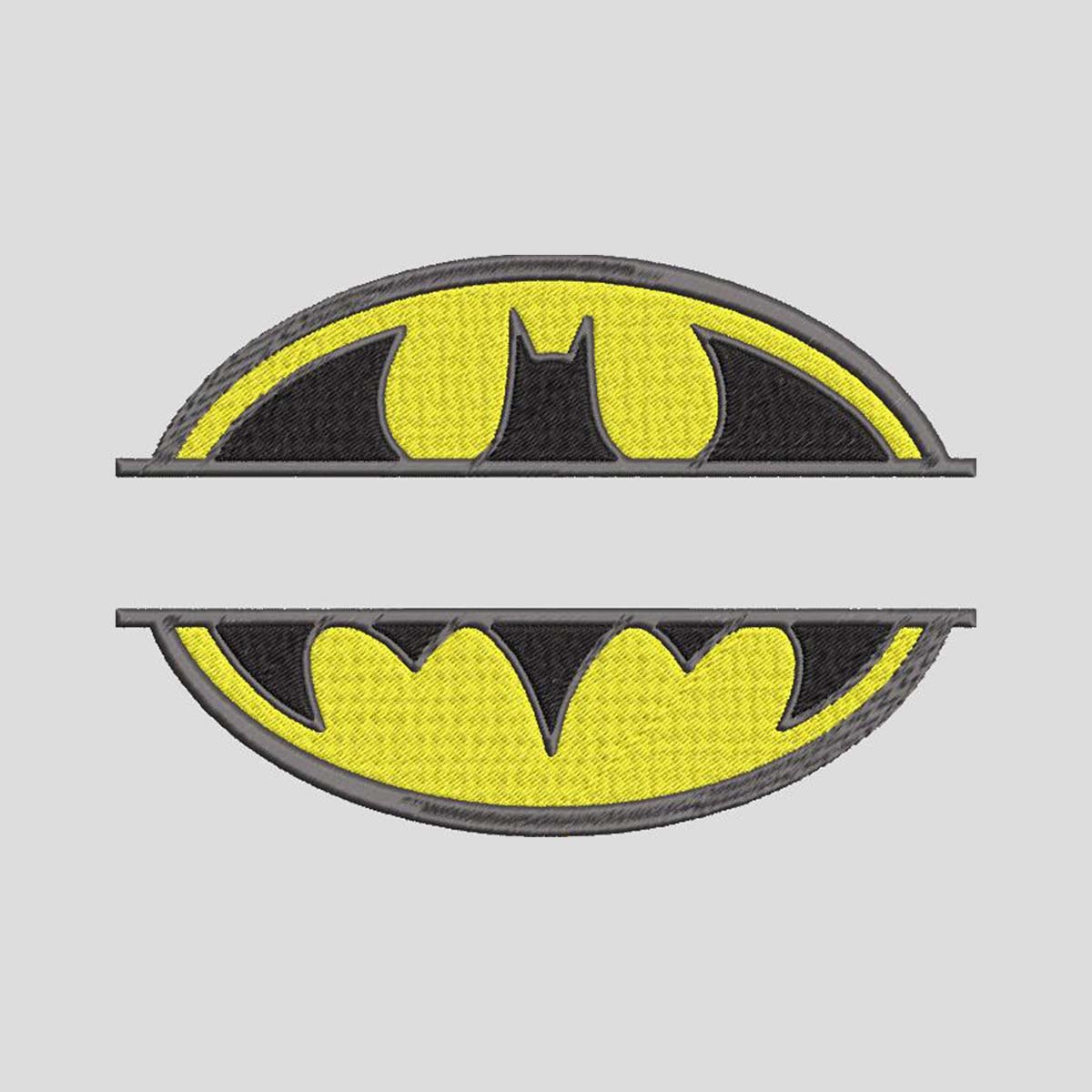 Batman Logo Monogram Embroidery Designs, Batman Logo Embroid | Inspire ...