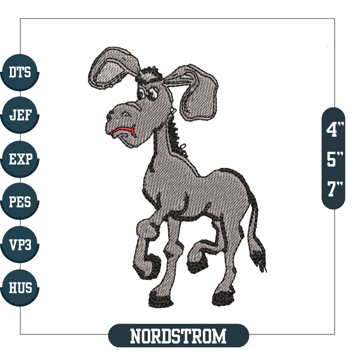 Shrek Donkey Embroidery | Inspire Uplift