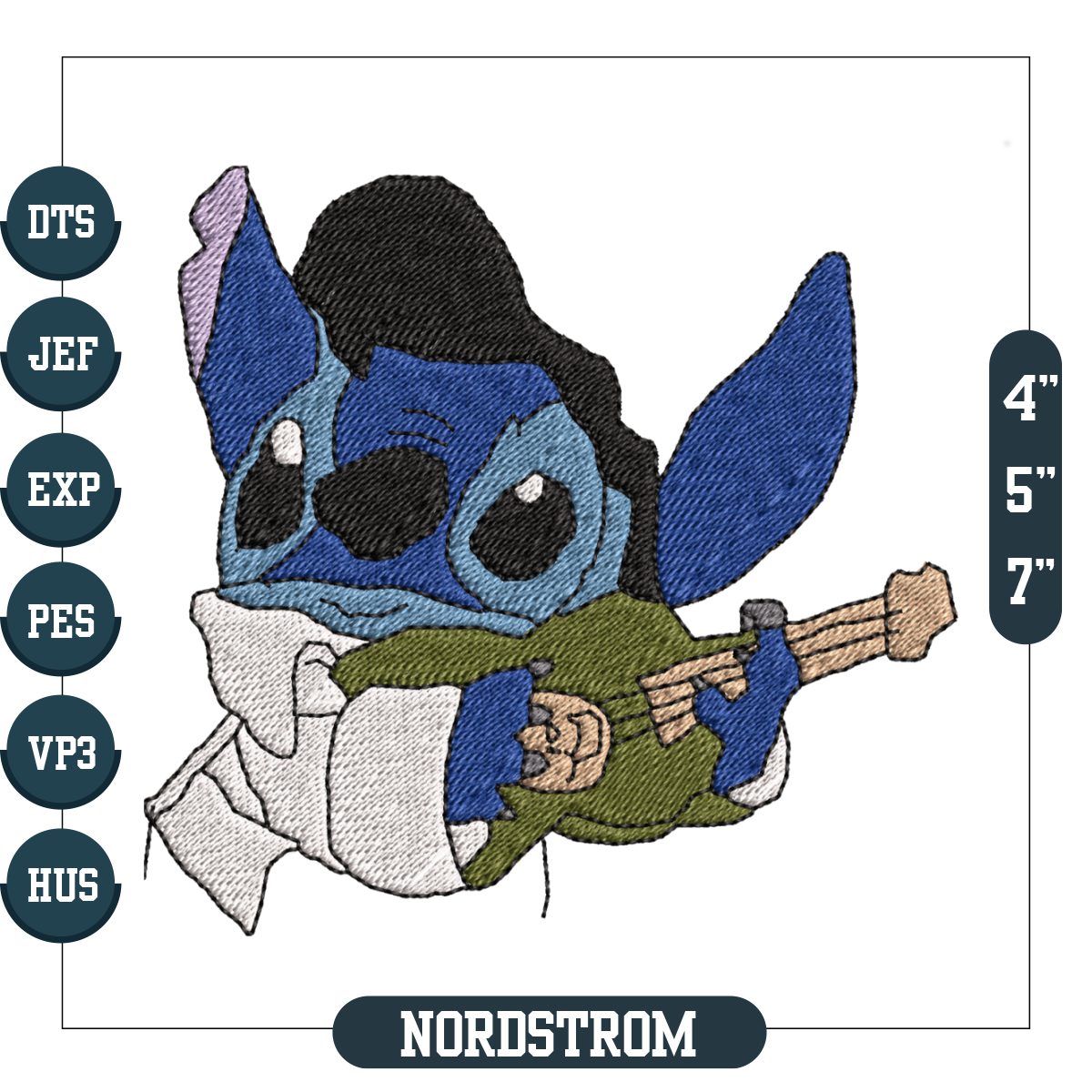 Elvis Presley Stitch Cosplay Embroidery,Digital Embroidery D | Inspire ...