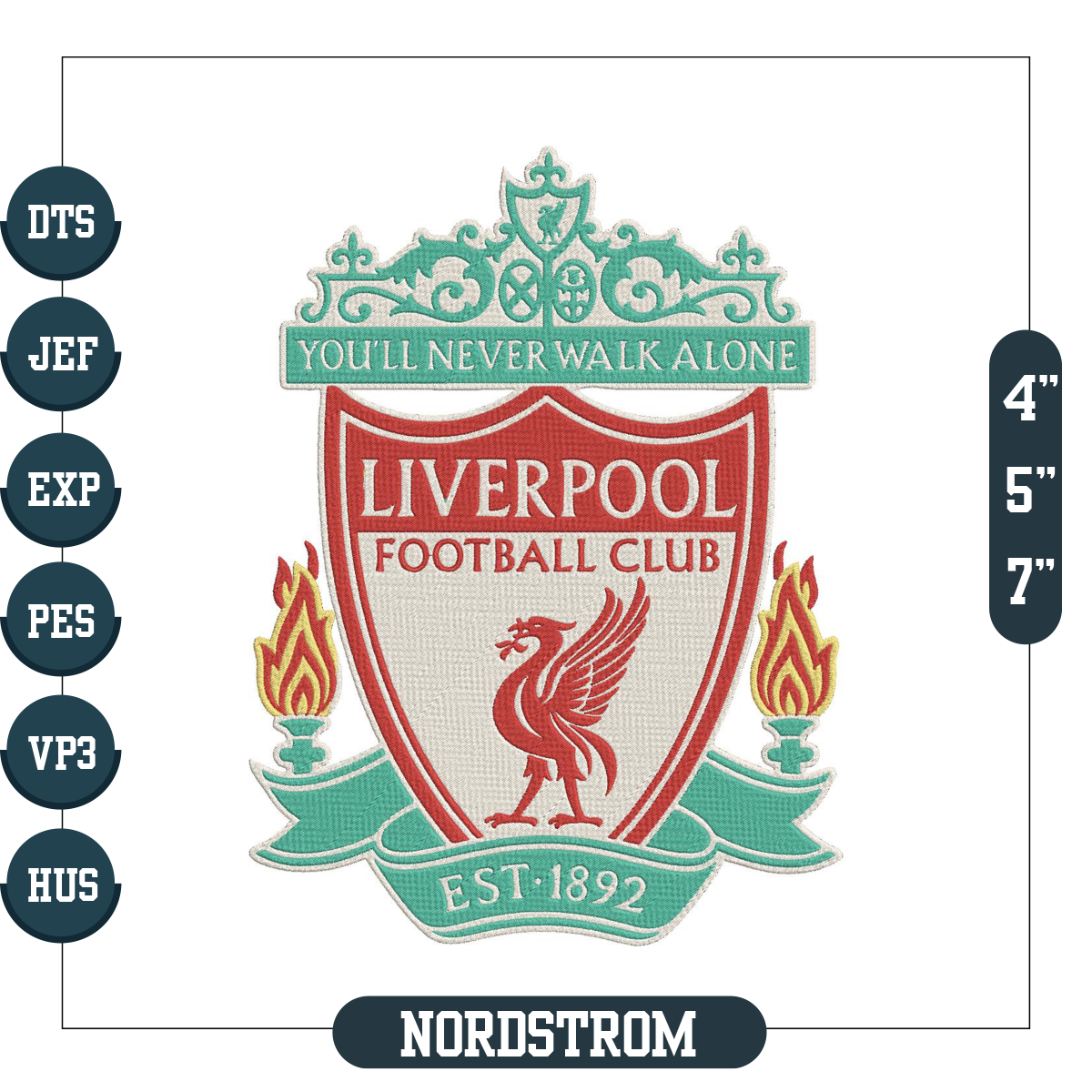 Liverpool FC Embroidery Designs, UEFA Champions League Machi - Inspire ...