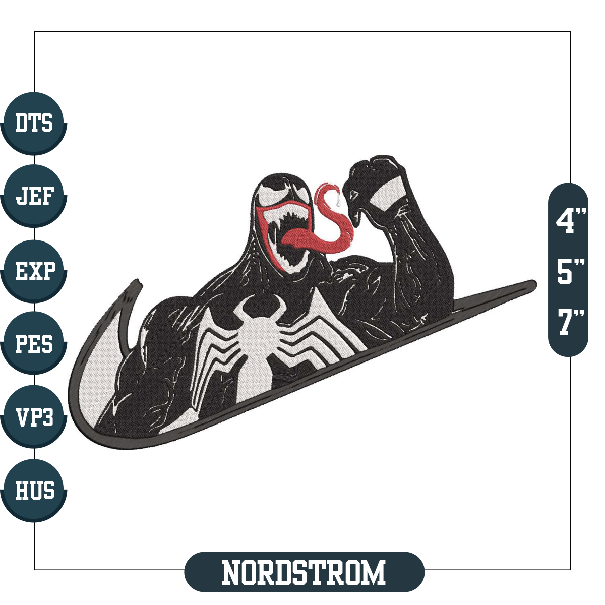 Venom Embroidery Design File Marvel Anime Embroidery Design - Inspire ...