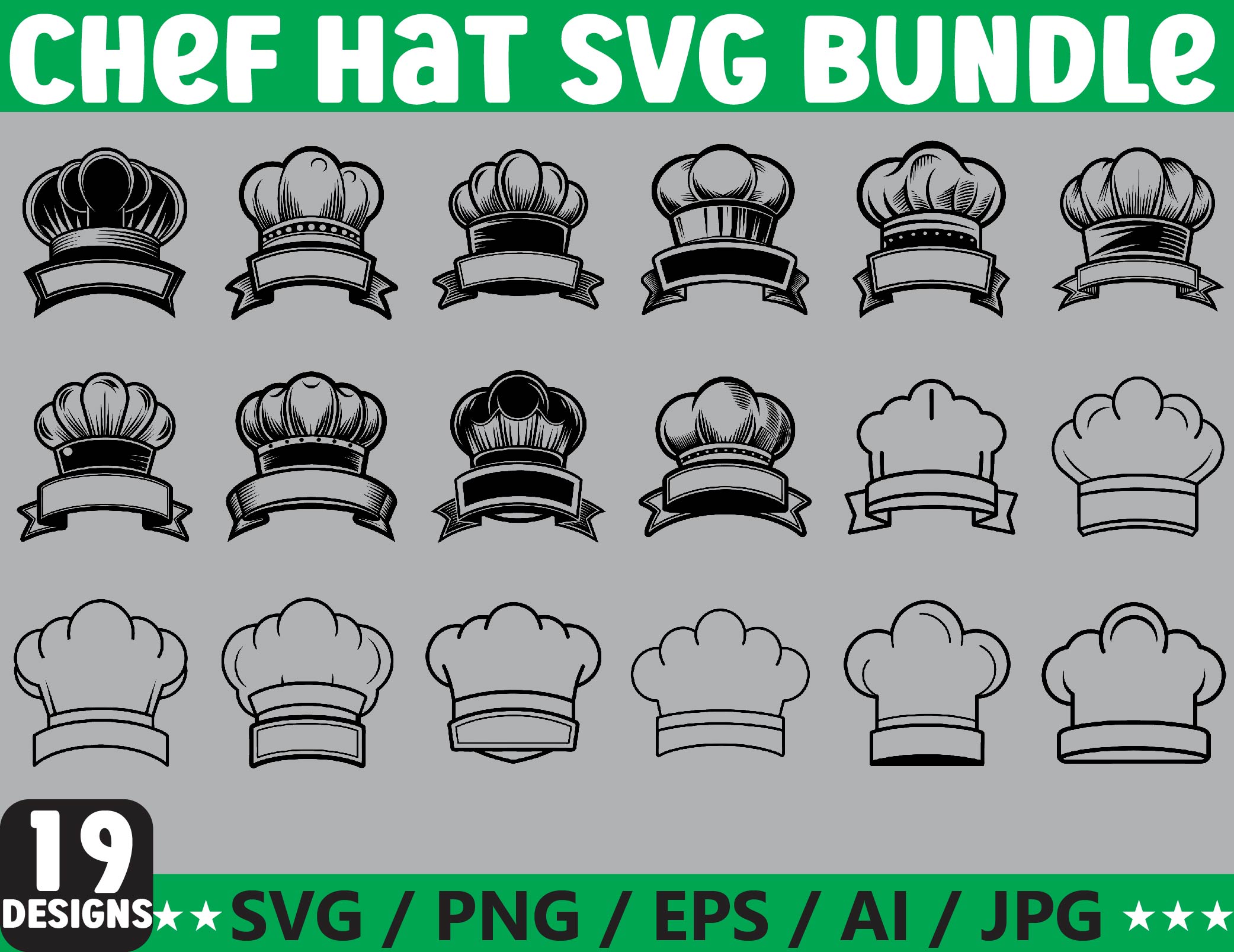 Chef Hat Svg | Inspire Uplift