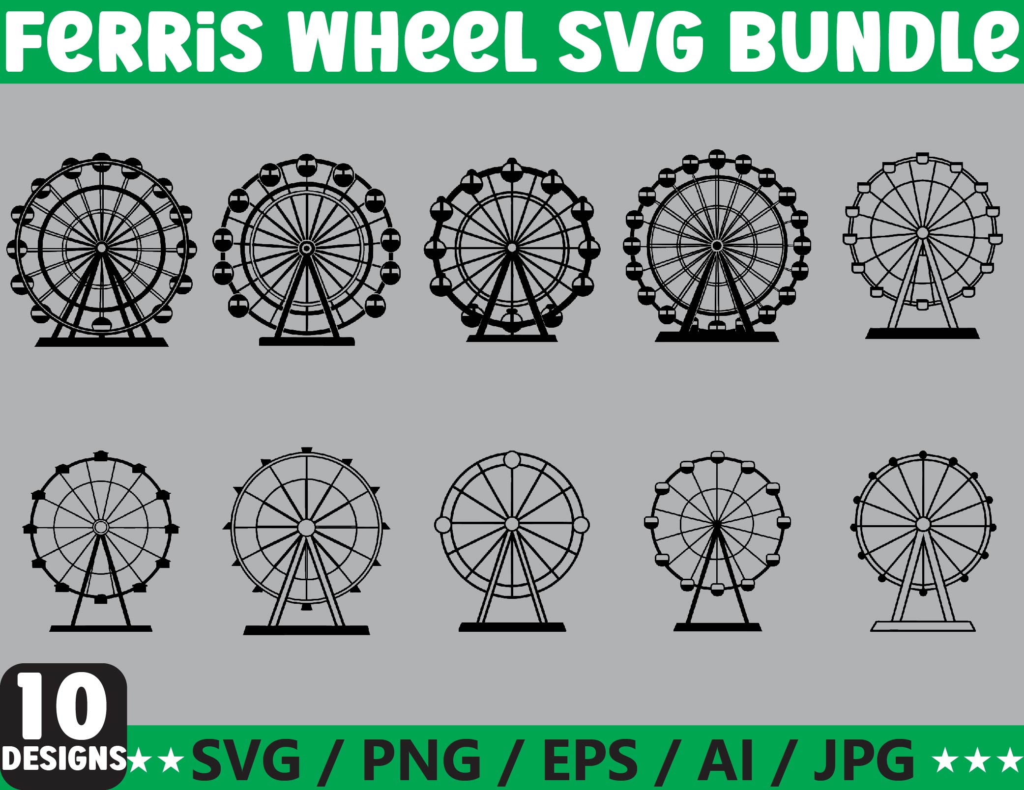 Svg 3d Ferris Wheel | Inspire Uplift