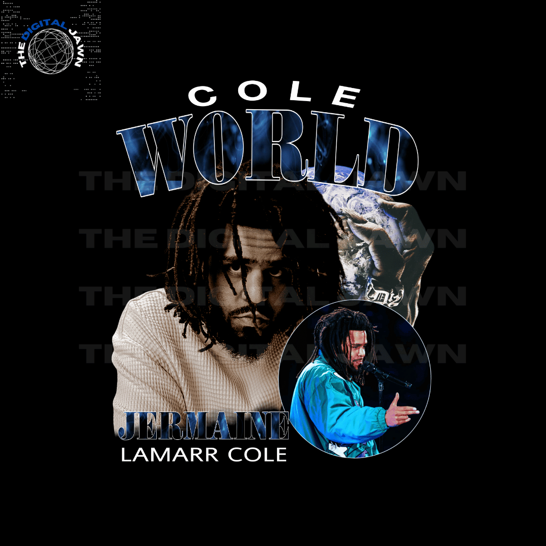 Jermaine Cole - T shirt Png - Bootleg T-shirt PNG - Shirt De | Inspire ...
