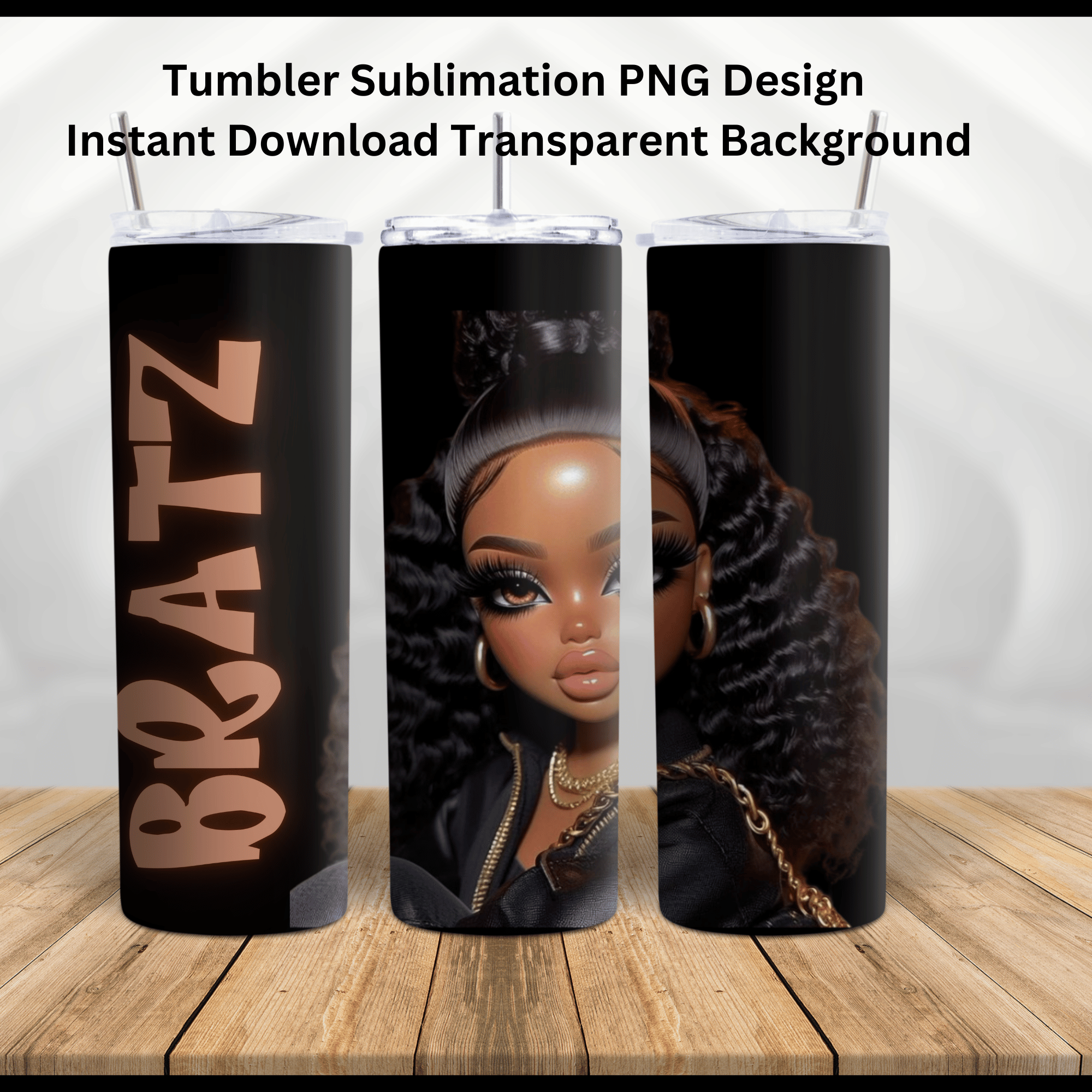 Bratz Doll Tumbler Wrap Designs, Sublimation Designs, 20 oz - Inspire ...