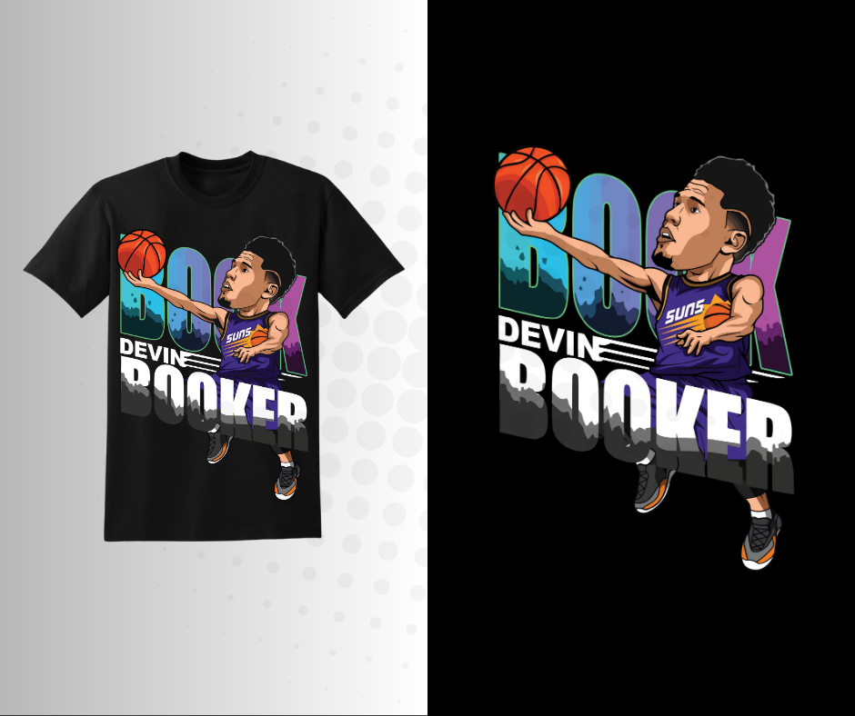 Devine Booker Tshirt Design - D Booker Basketball Shirt Desi | Inspire ...
