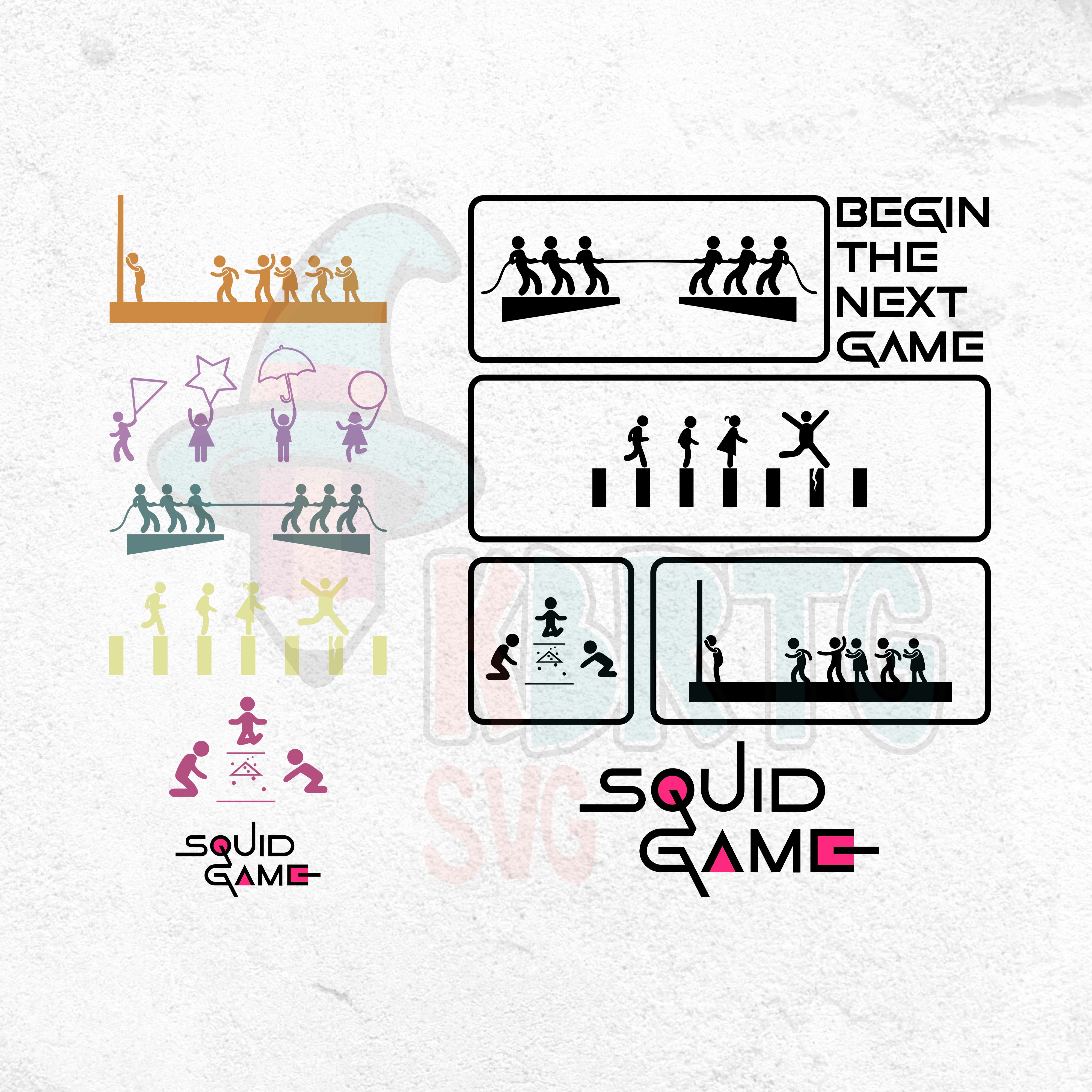 Squid Game Png, Red Light Green Light, Squid Gamers Png, Squ | Inspire ...