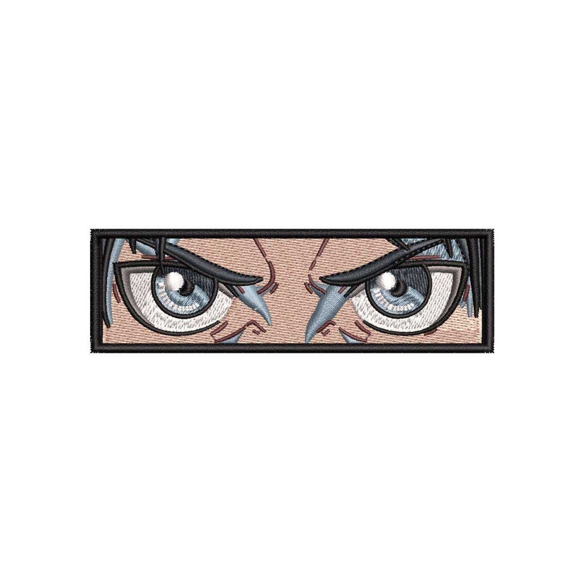 Naruto Patch Sasuke Eyes Anime Embroidery File png - Inspire Uplift